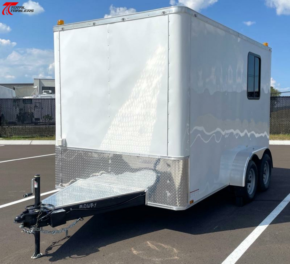 New 7x12 Fiber Optic Splicing Trailer w/ Counters, Cabinets, Scene ...