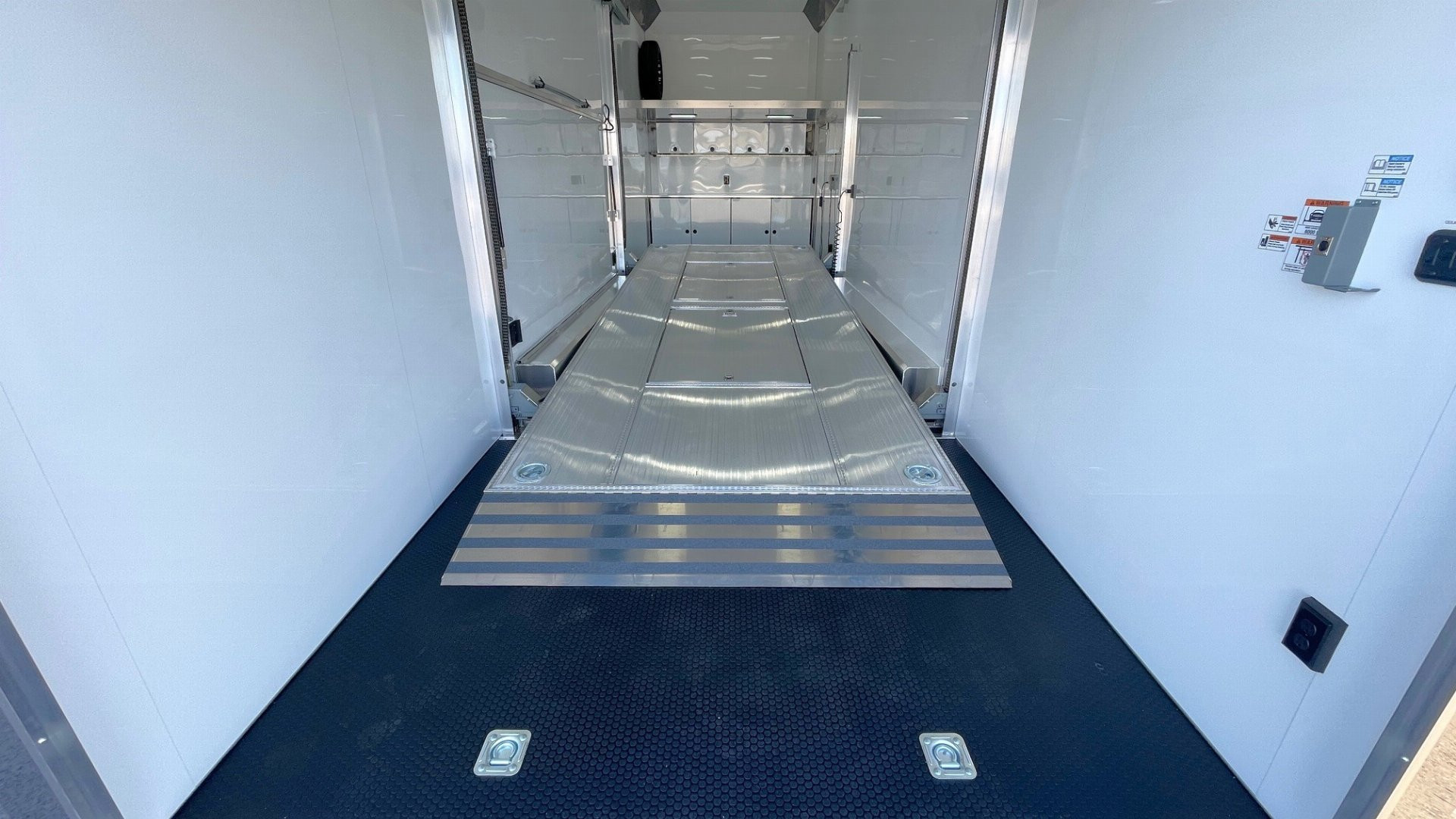 New 2025 ATC RoM 800 Aluminum Car Hauler Stacker Trailer 30' WHITE with ...