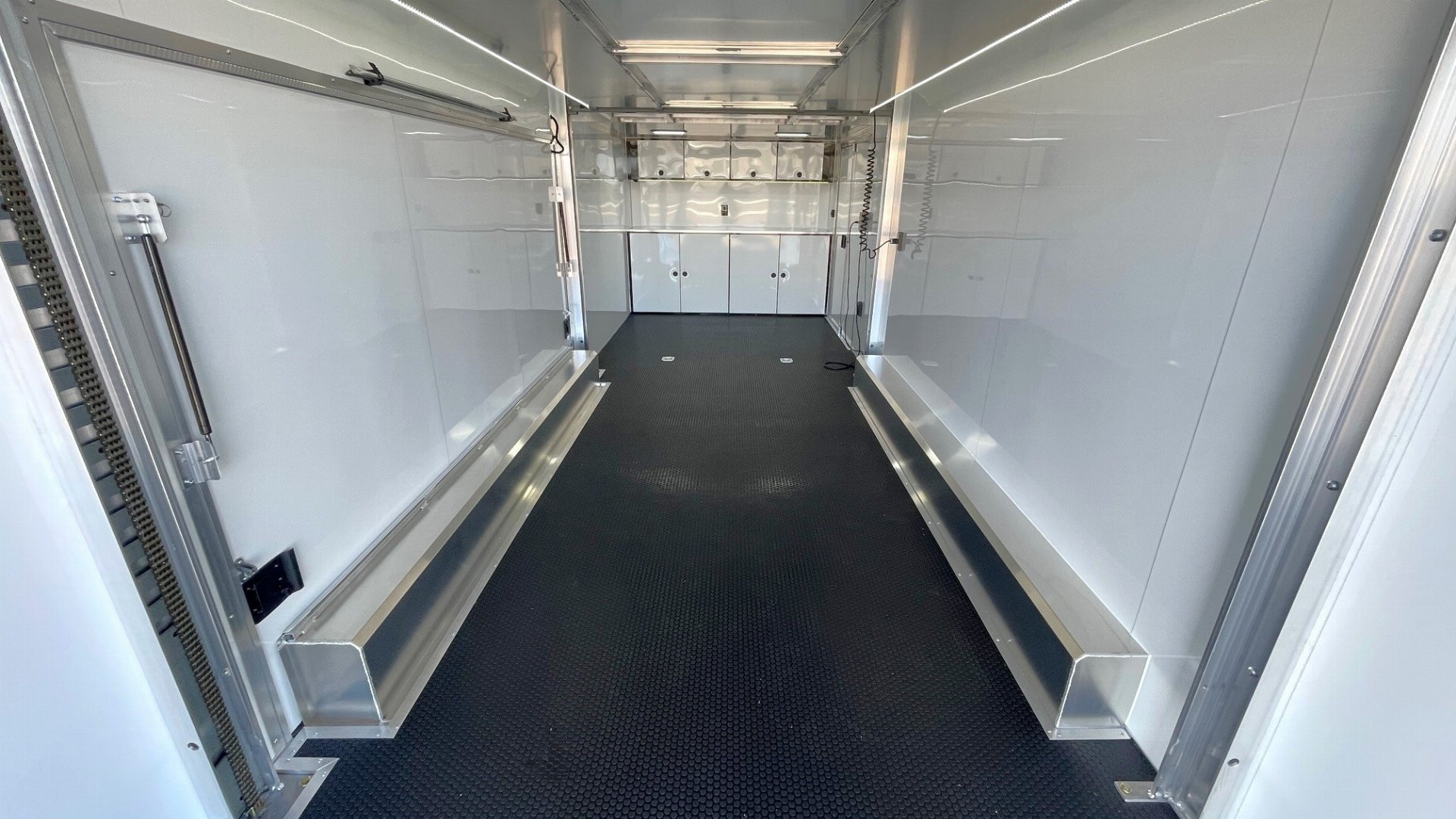 New 2025 ATC RoM 800 Aluminum Car Hauler Stacker Trailer 30' WHITE with ...