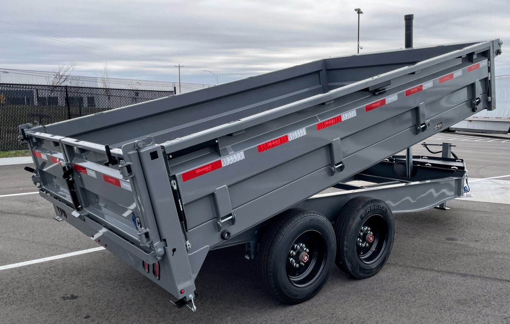 New Diamond C DOD 14' Deck Over Dump Trailer 18,000LB, Spare, 7ga Floor ...