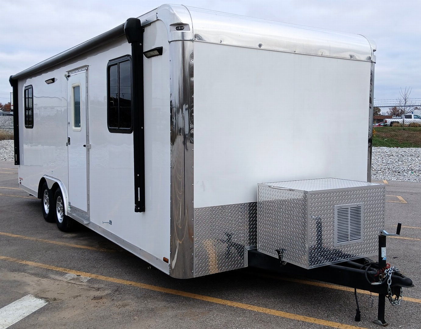 Used USED 24' Mobile Command Office / Medical Trailer Office Trailer ...