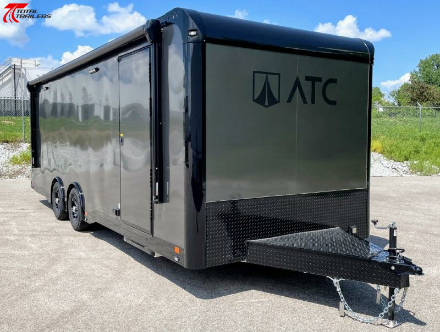New ATC Black 8.5 x 24 ROM 500 Car / Race Trailer Car / Racing Trailer