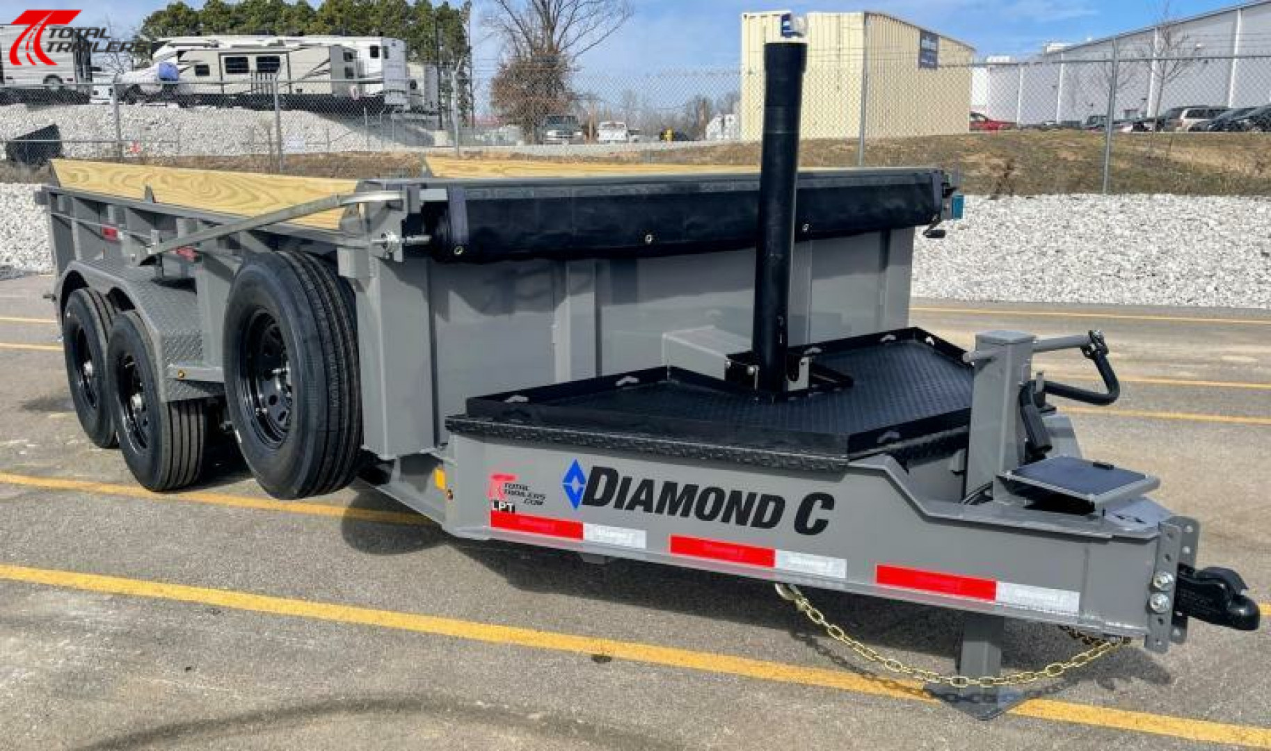 New Diamond C Trailers LPT-207-14' Dump Trailer 14,900LB Drop Axles ...
