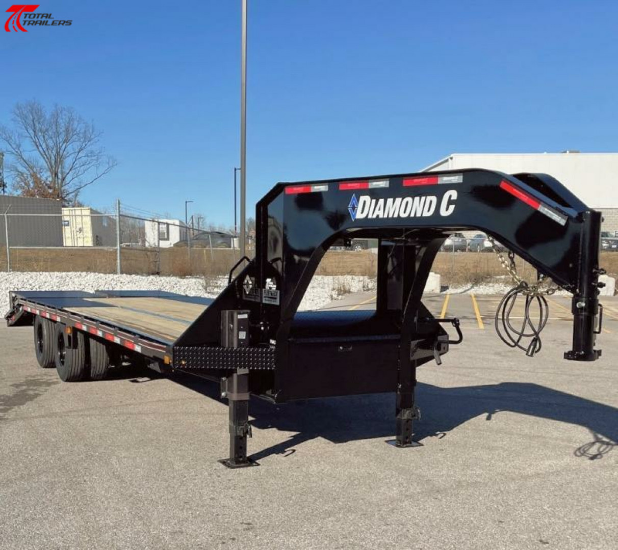 New Diamond C Trailers FMAX 212 25' Gooseneck Flatbed Trailer 25,900LB ...