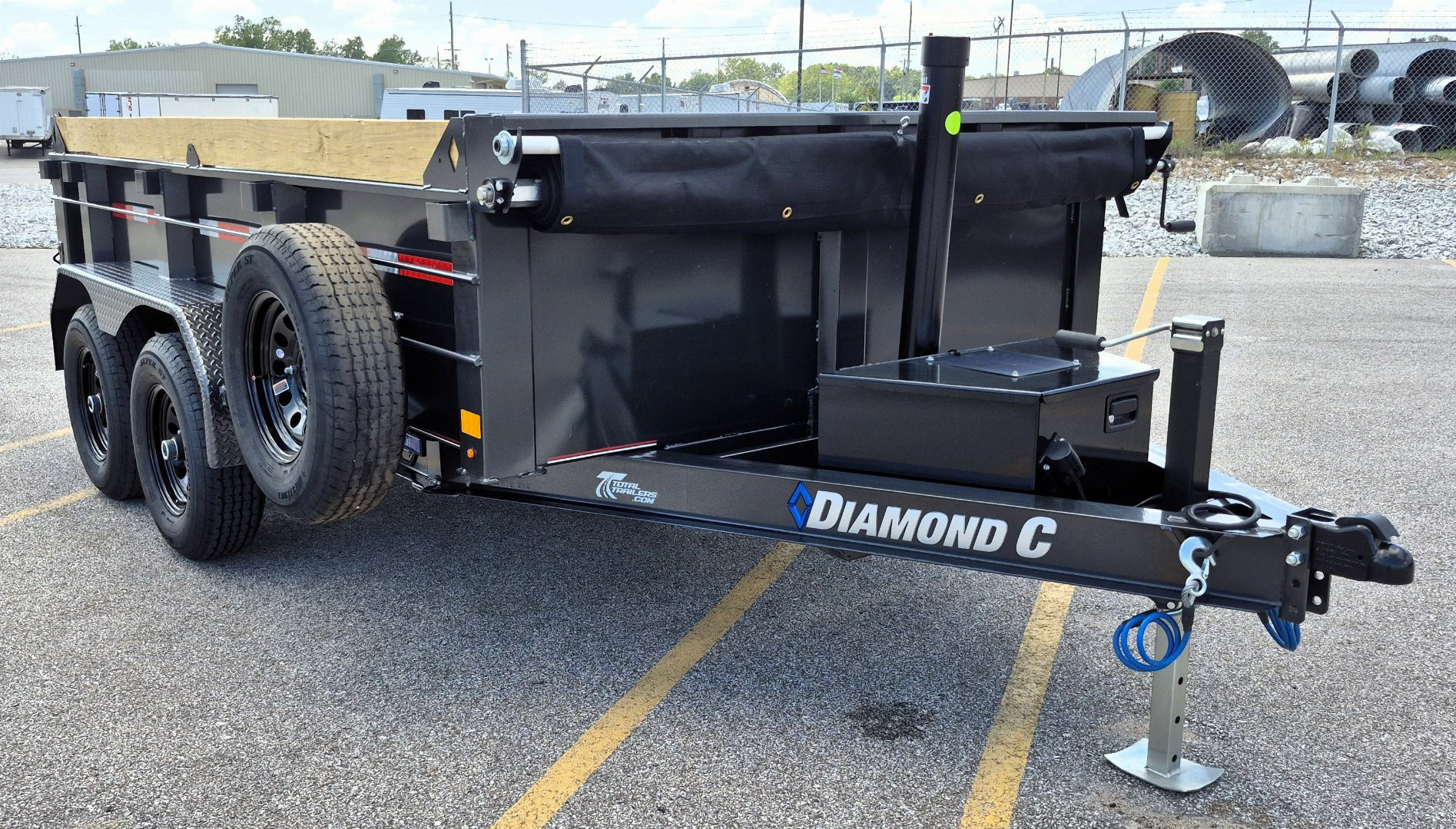 New Diamond C Trailers MDT-206-6.5'x 12' 9890lb (GVWR) Dump Trailer for ...