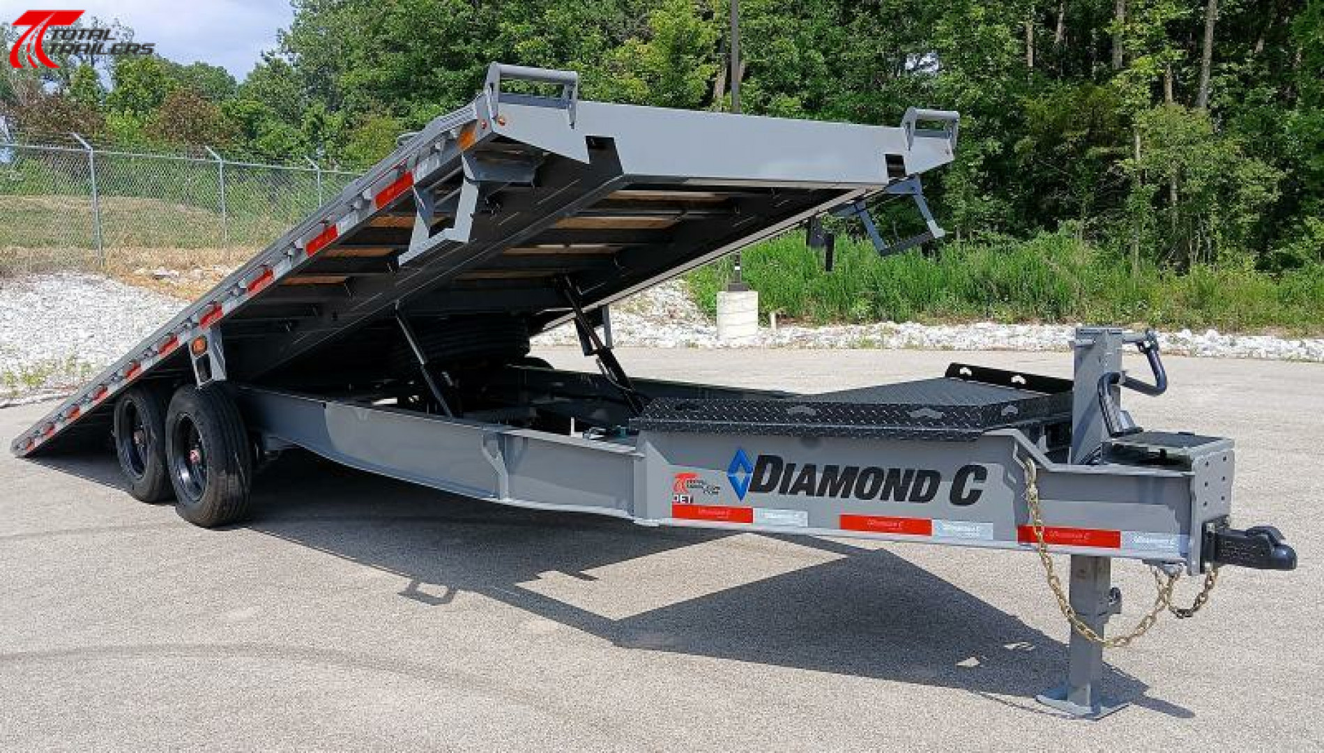 New Diamond C Trailers DET 22' Power Tilt Deck over Trailer 18,000LB ...