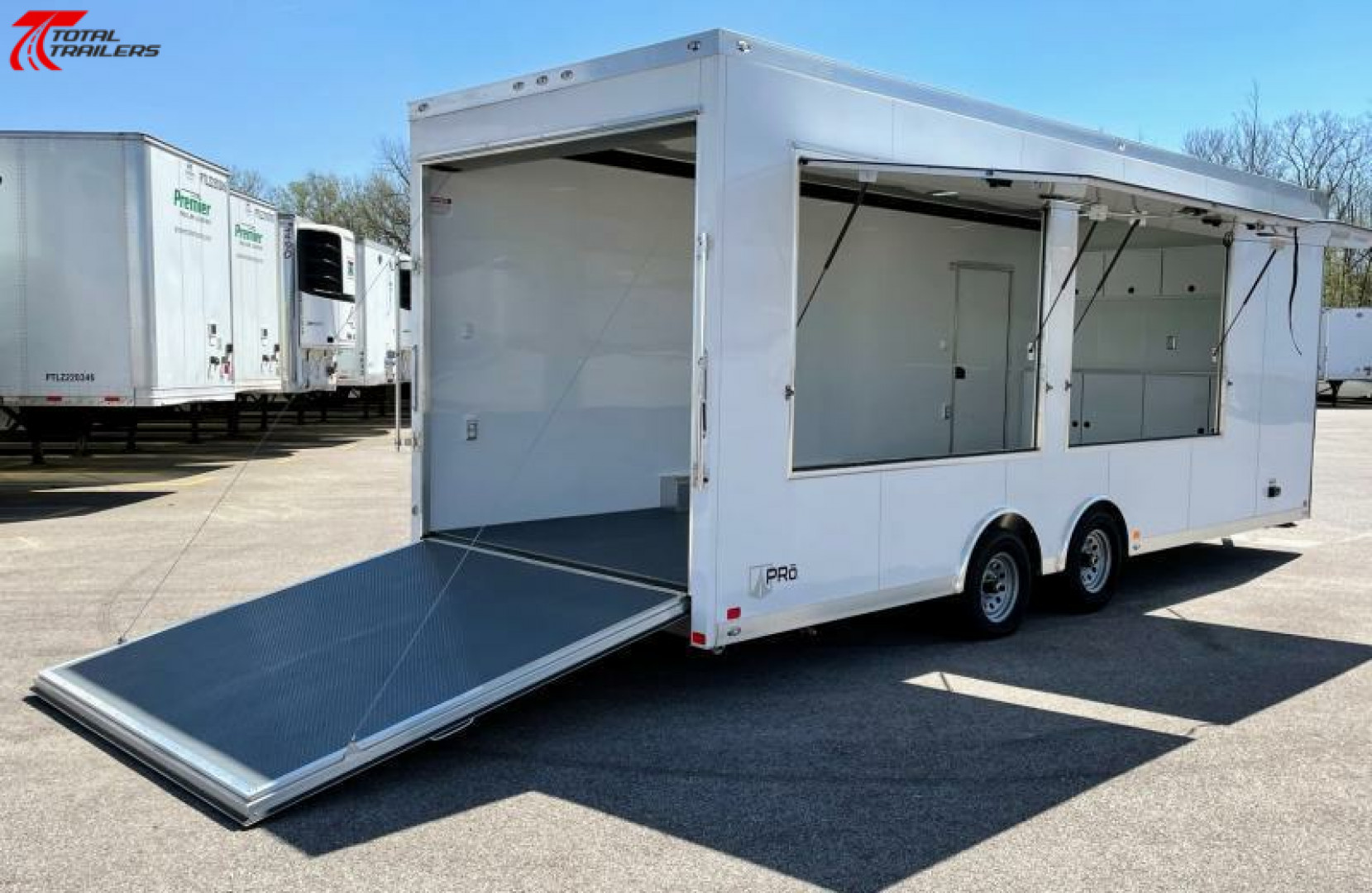 New 8.5 X 24 Display Vending / Merchandising Marketing Trailer
