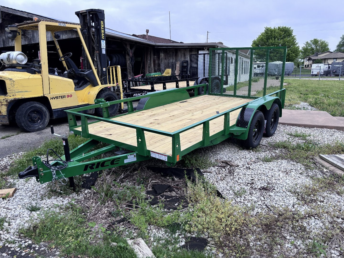New 2025 Rice Trailers 14 X 82 TA Utility Trailer