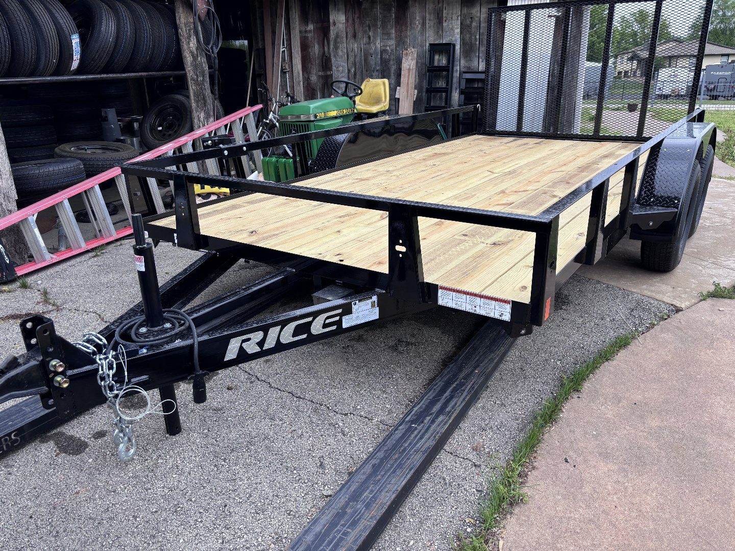 New 2025 Rice Trailers 14 X 82 Utility Trailer