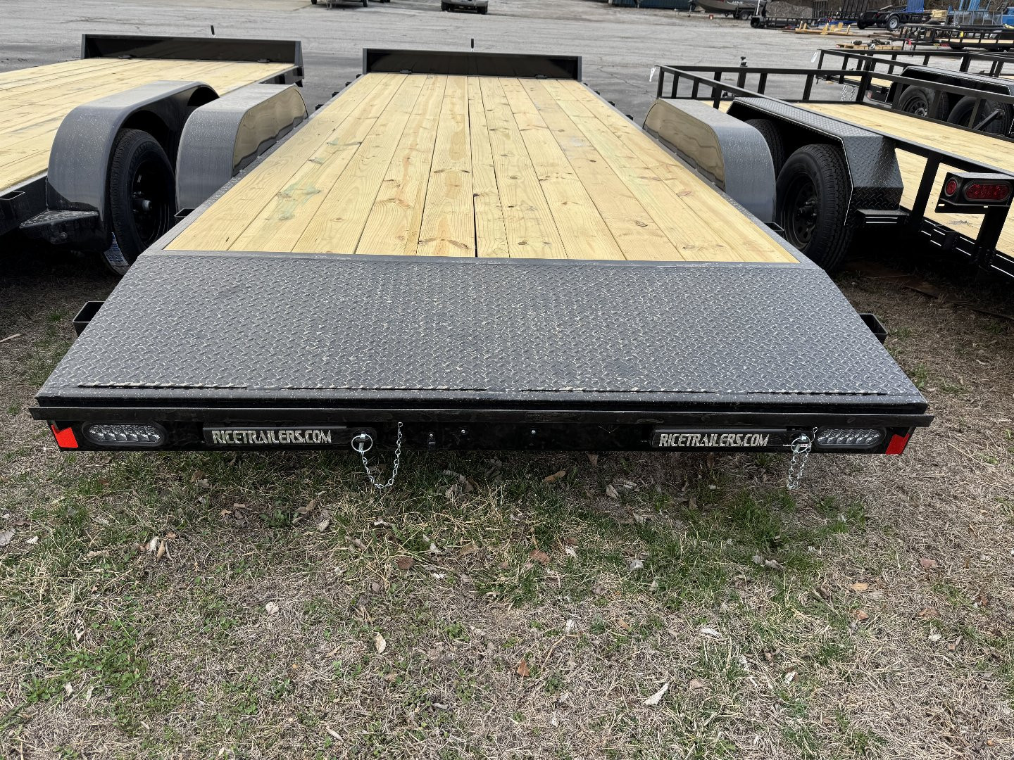 New 2025 Rice Tandem Axle Flatbed Trailer 20x82