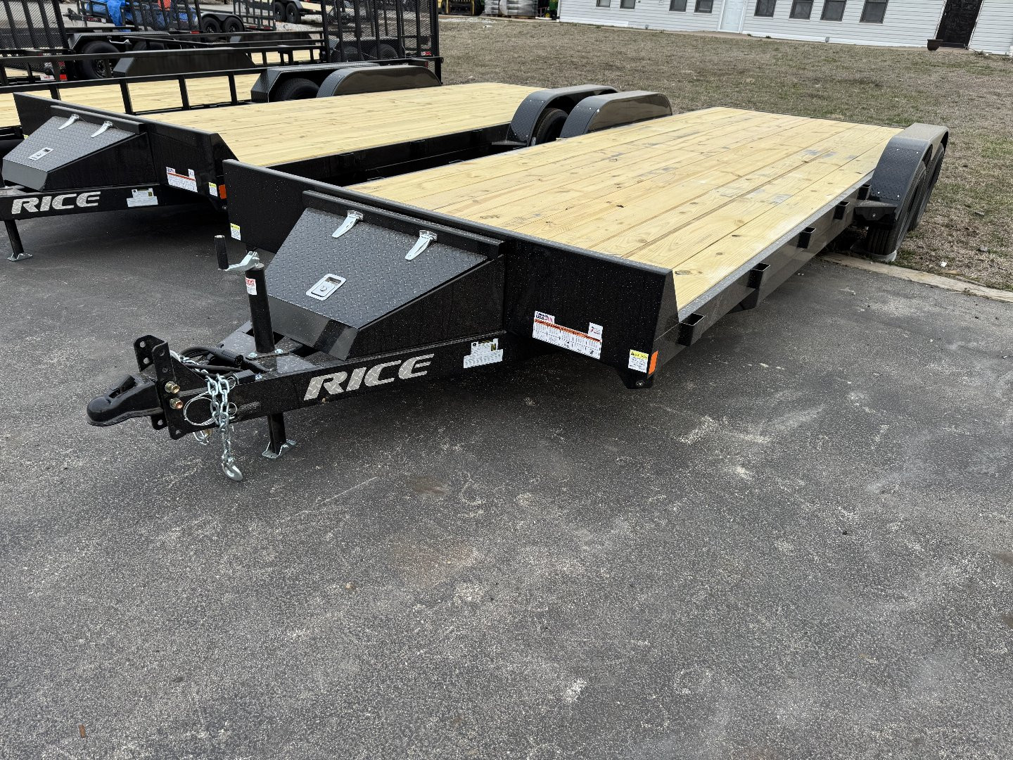 New 2025 Rice Tandem Axle Flatbed Trailer 20x82