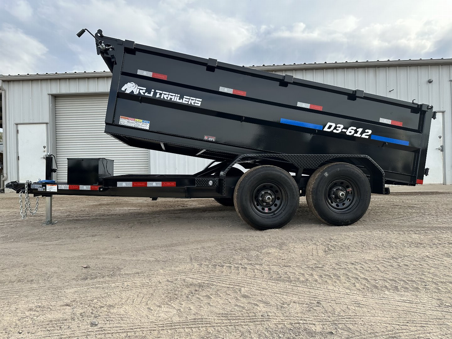 New 2024 RJ Trailers 6'X12' Dump Trailer