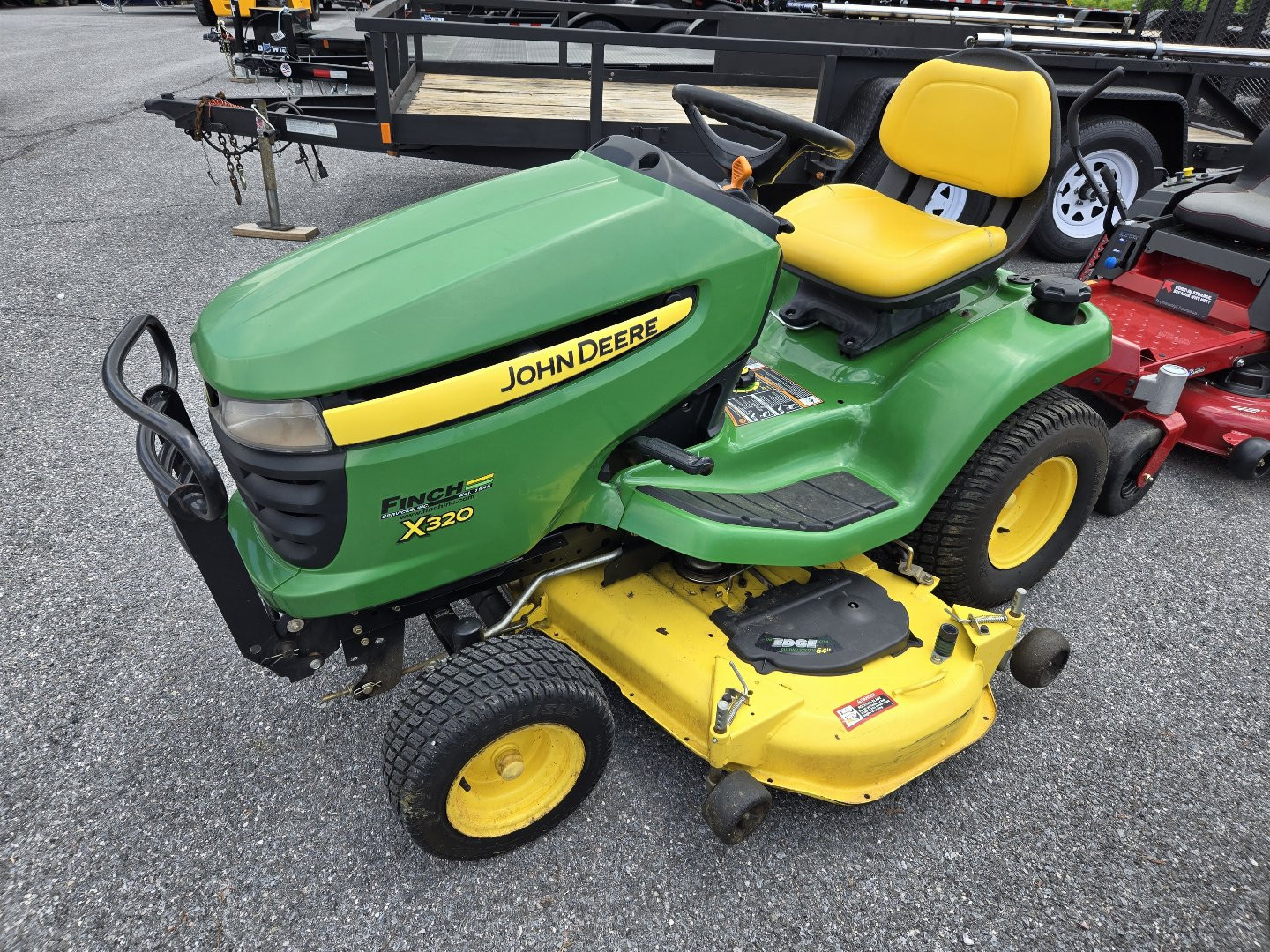 Used Pre-Owned 2011 John Deere X320 Riding Lawn Tractor, 22hp Kawasaki