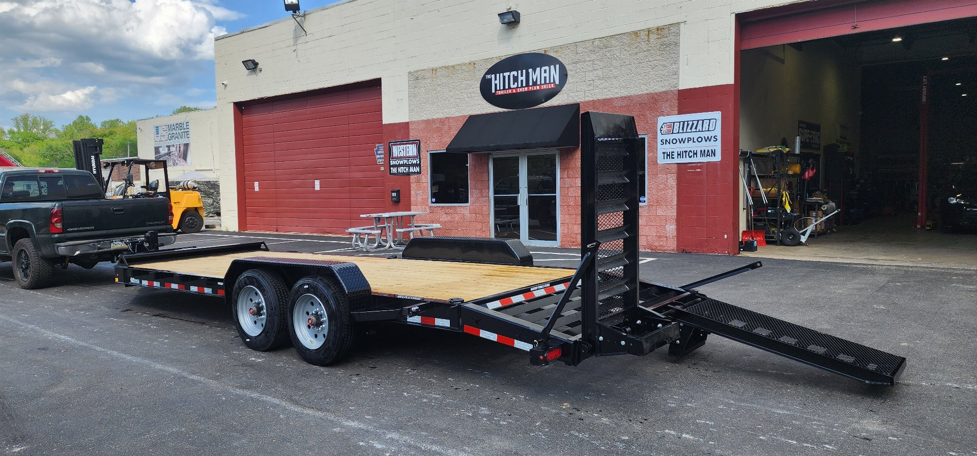 New 7 X 22 (19+3) Sure-Trac Pro Series I-Beam HD Implement Trailer, 22k ...