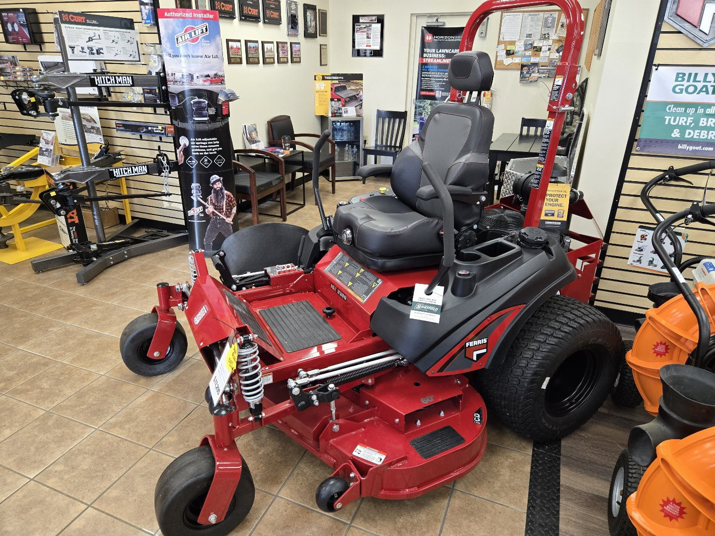 New FERRIS 60" ISX 3300 Commercial Zero Turn Mower, 40 HP Vanguard Big ...