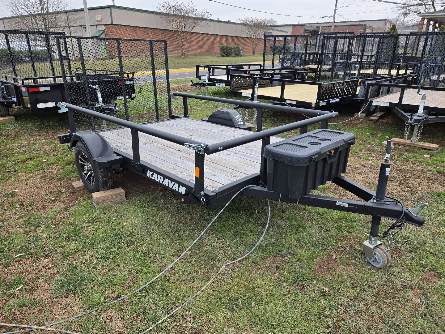 Used 5.5 x 9.5 Used 2023 Karavan Utility Trailer, 3k GVWR **Fold Down ...