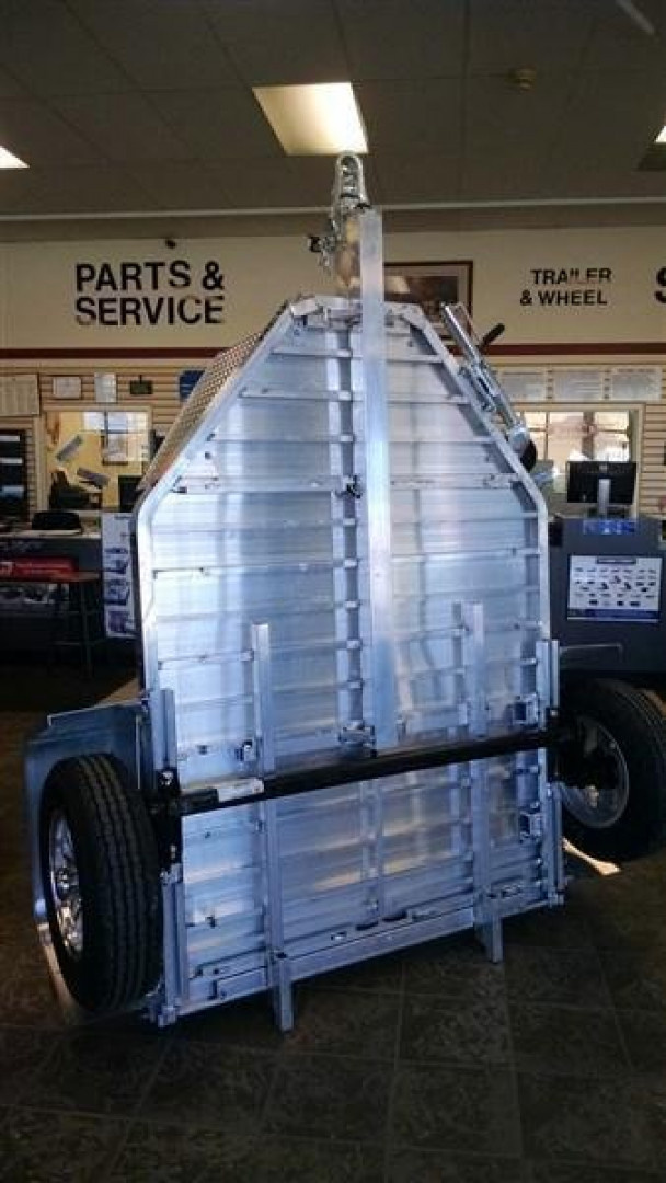 New 4'3" x 8.75 ALUMA MC1F Motorcycle Trailer 2k