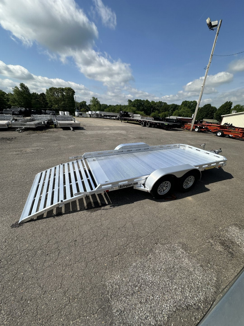New 2026 Aluma 7814 BT Utility Trailer w/ Bi-fold Tailgate