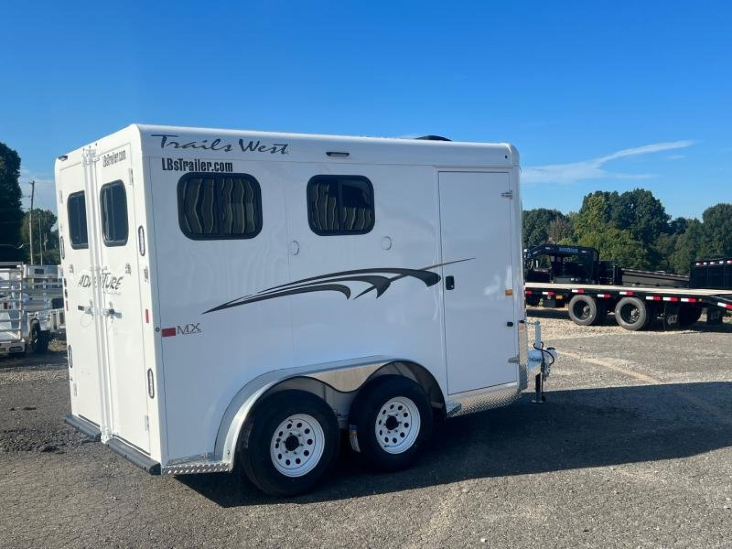 New 2024 Trails West 2H Adventure MX Horse Trailer