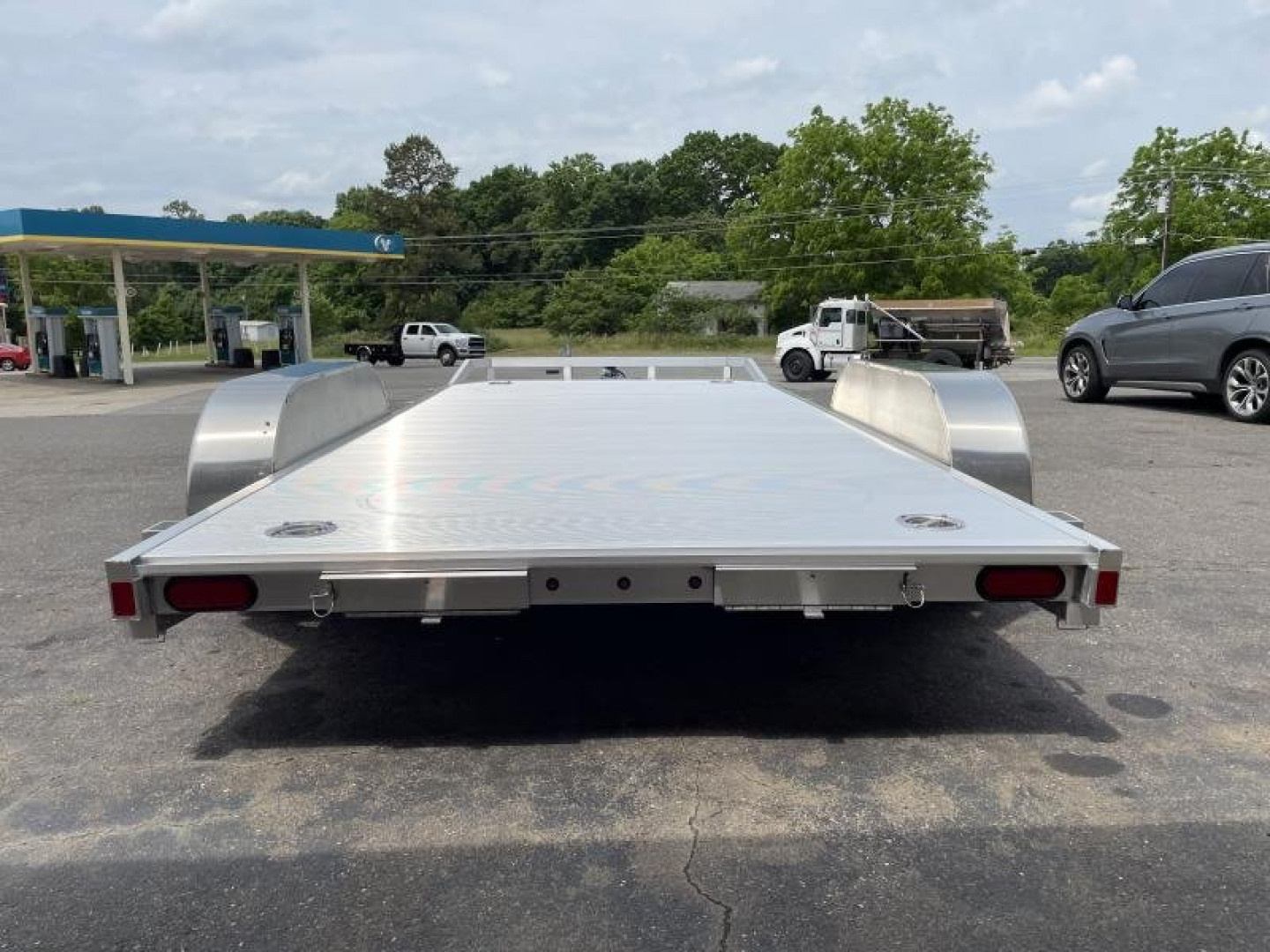 New 2024 Aluma 8214TA-EL-R-RTD Utility Trailer for sale in Harmony, NC