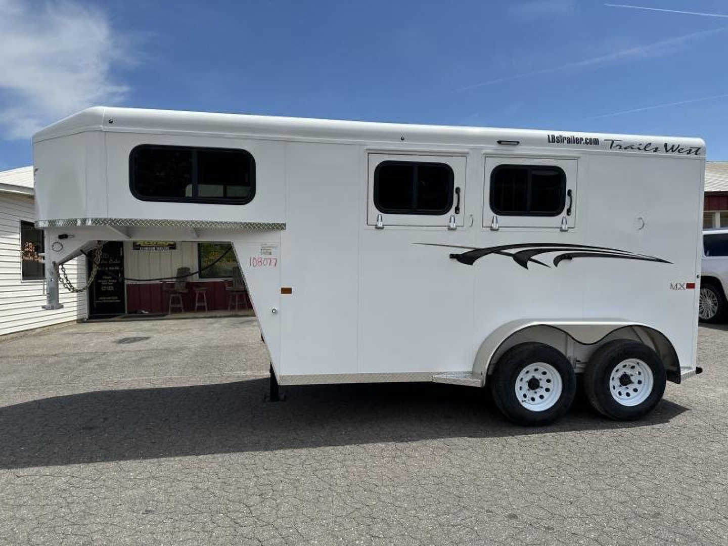 New 2023 Trails West GN-2H Adventure MX Horse Trailer