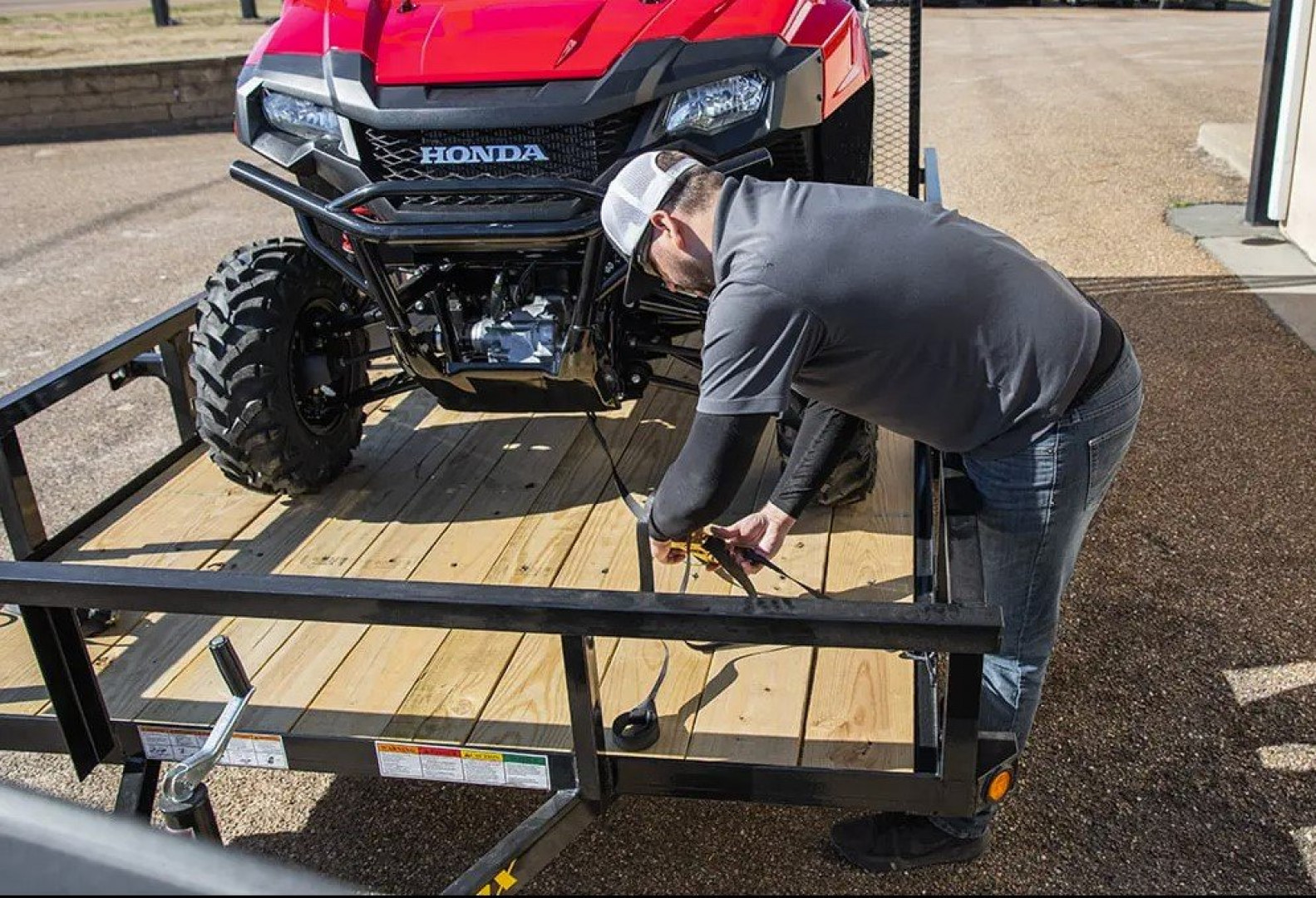 New Big Tex 6.5' x 12' Utility Trailer with 4' ramp! for sale in Saskatoon,