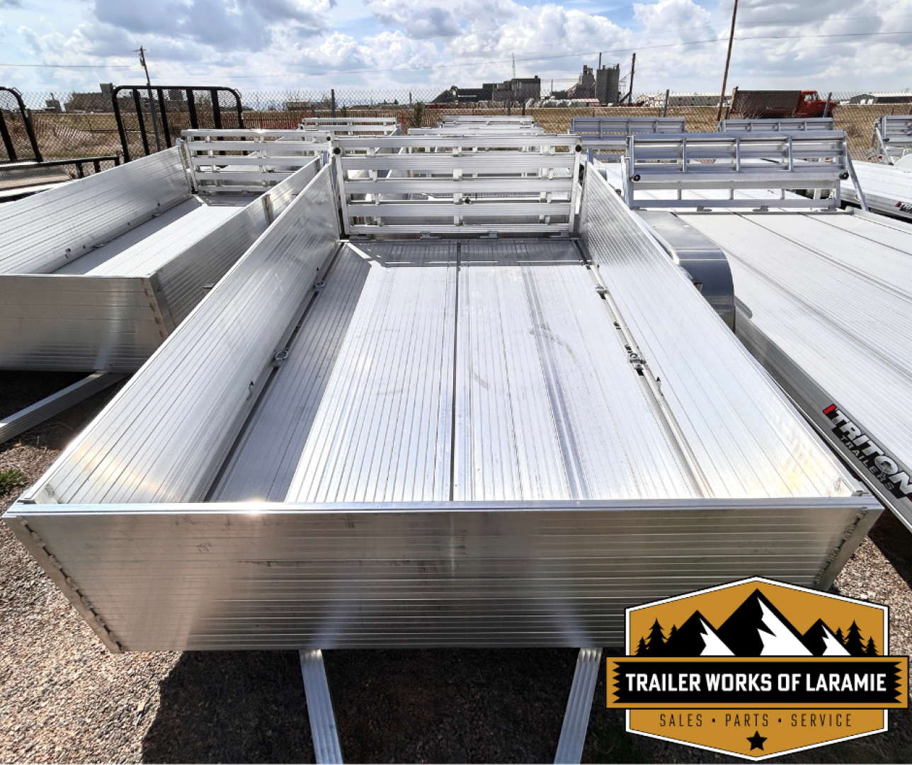 New 2025 Triton Trailers Fit 0864 SA Utility Trailer 5x8 solid sides