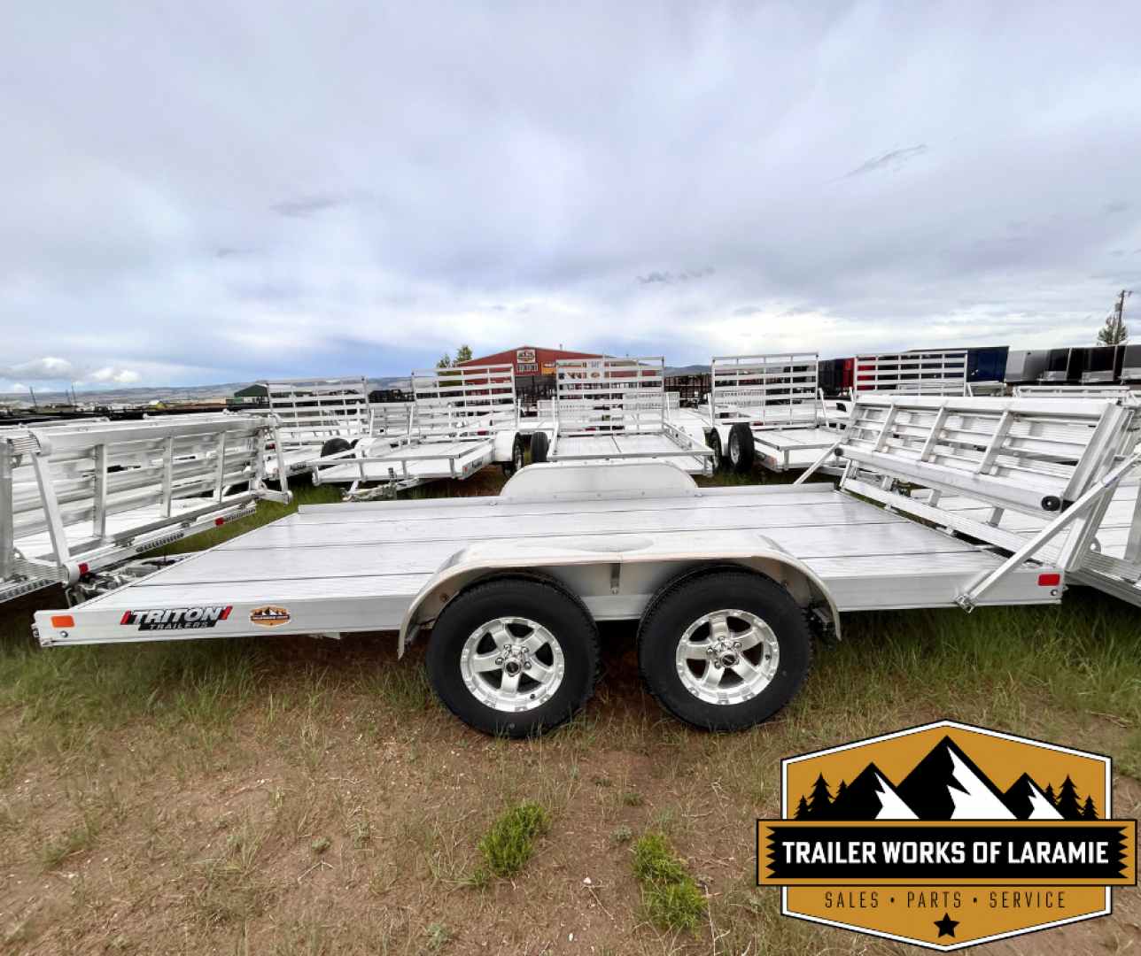 New 2025 Triton Trailers Fit 1481-2 EB Utility Trailer -7x14 for sale ...