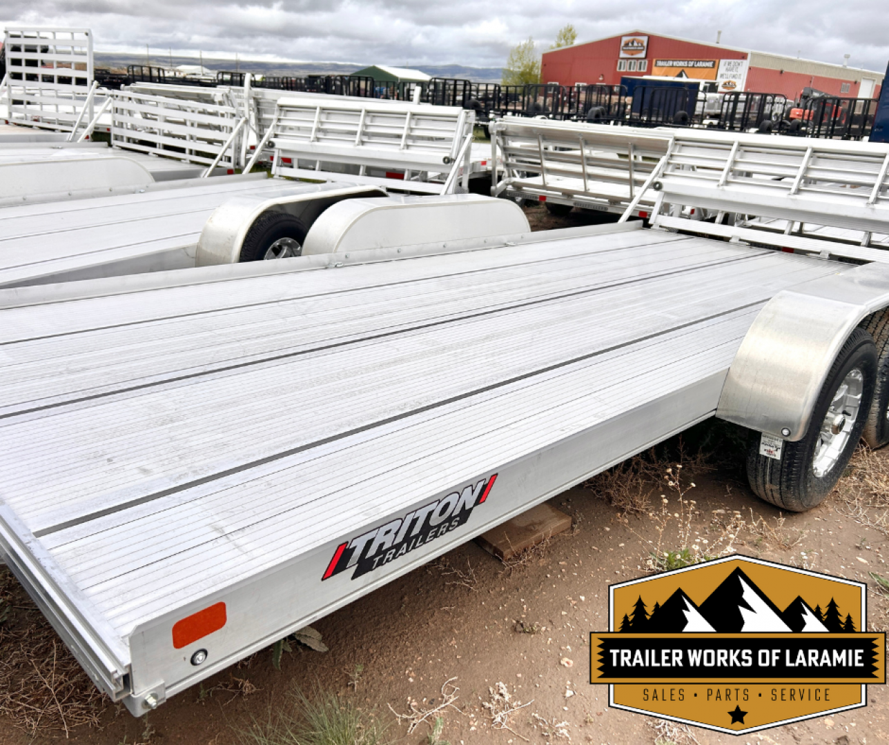 New 2024 Triton Fit 1681-2 EB 7x16 TA Utility Trailer