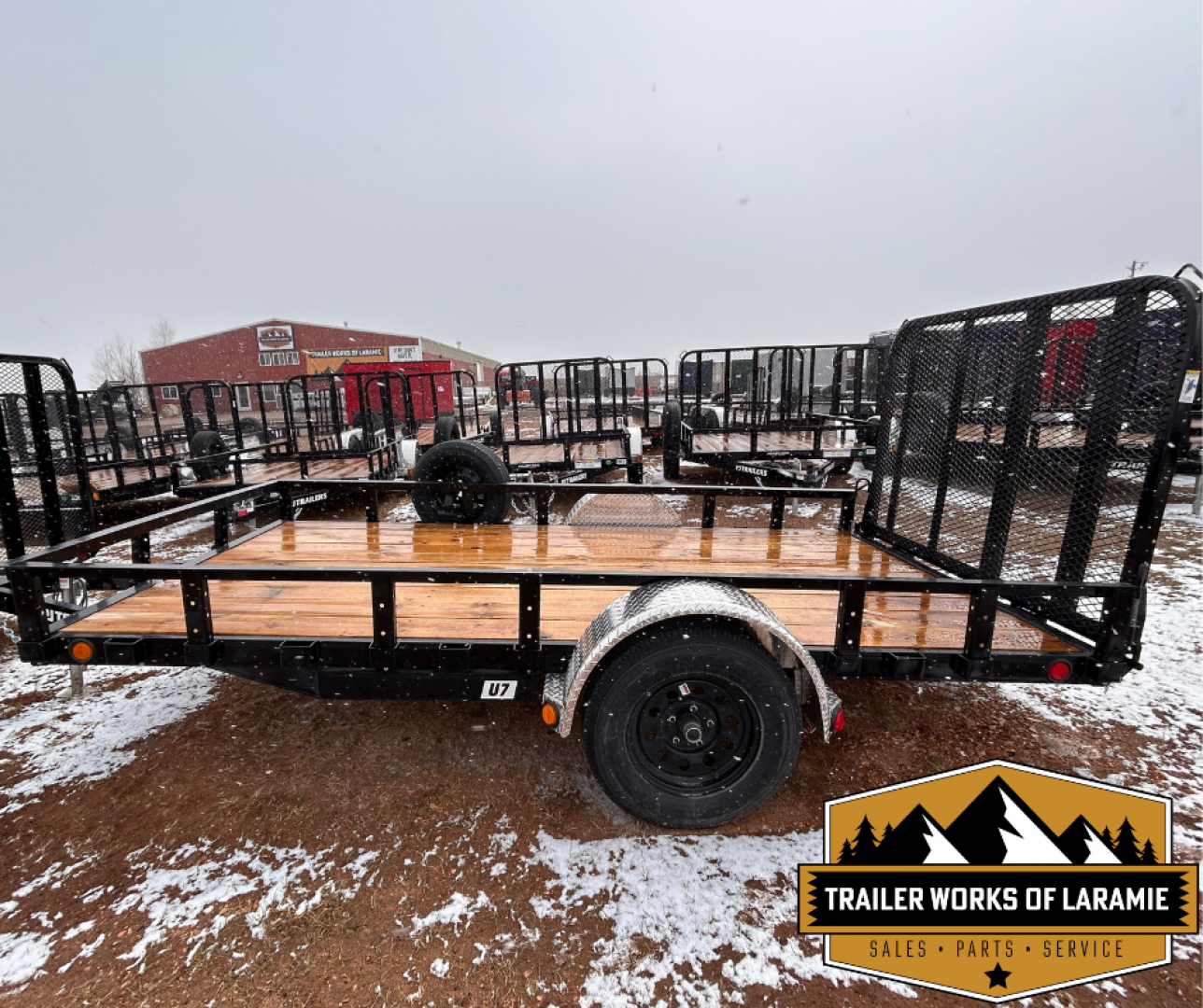 New 2024 PJ Trailer U7 7 X 12 SA Utility Trailer