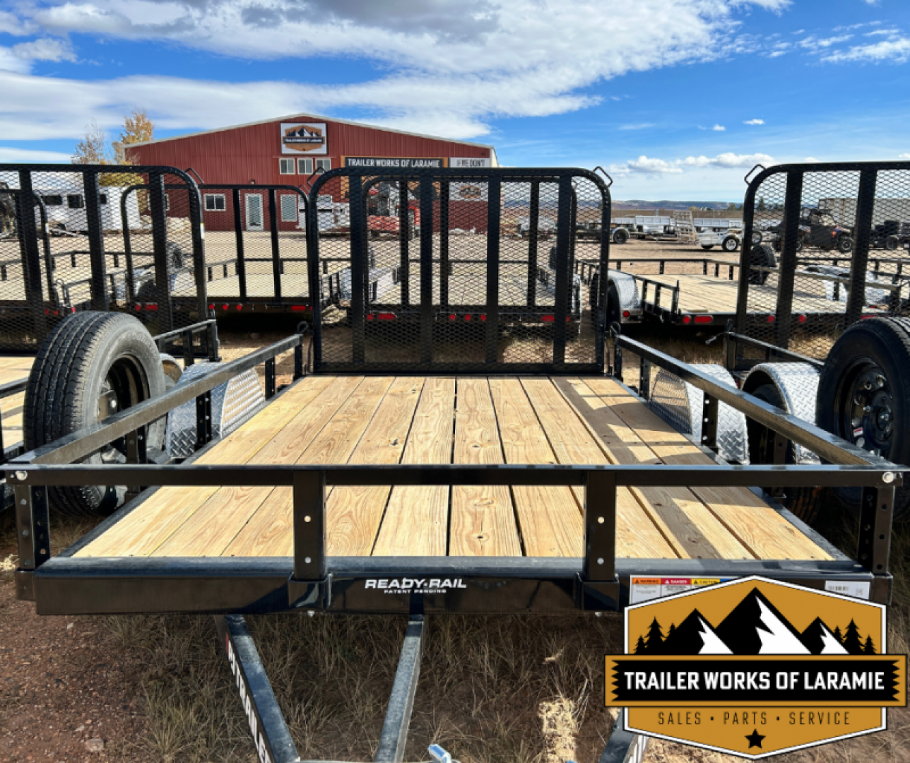 New 2025 PJ Trailers 6X10 SA Utility Trailer 77" wide deck for sale in Laramie, WY