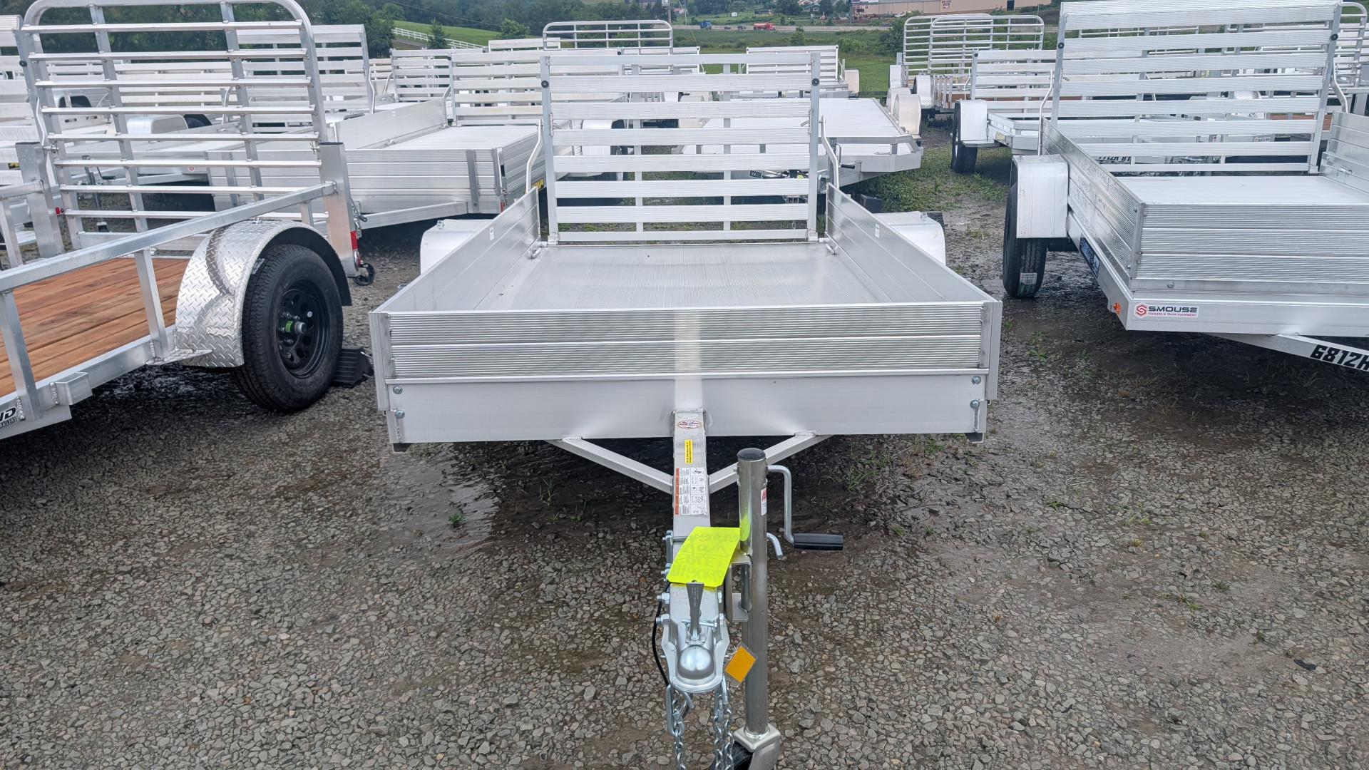 New 2026 Aluma 5'3" x 10 LW EDGE Utility w/ 12" Side Rack Kit