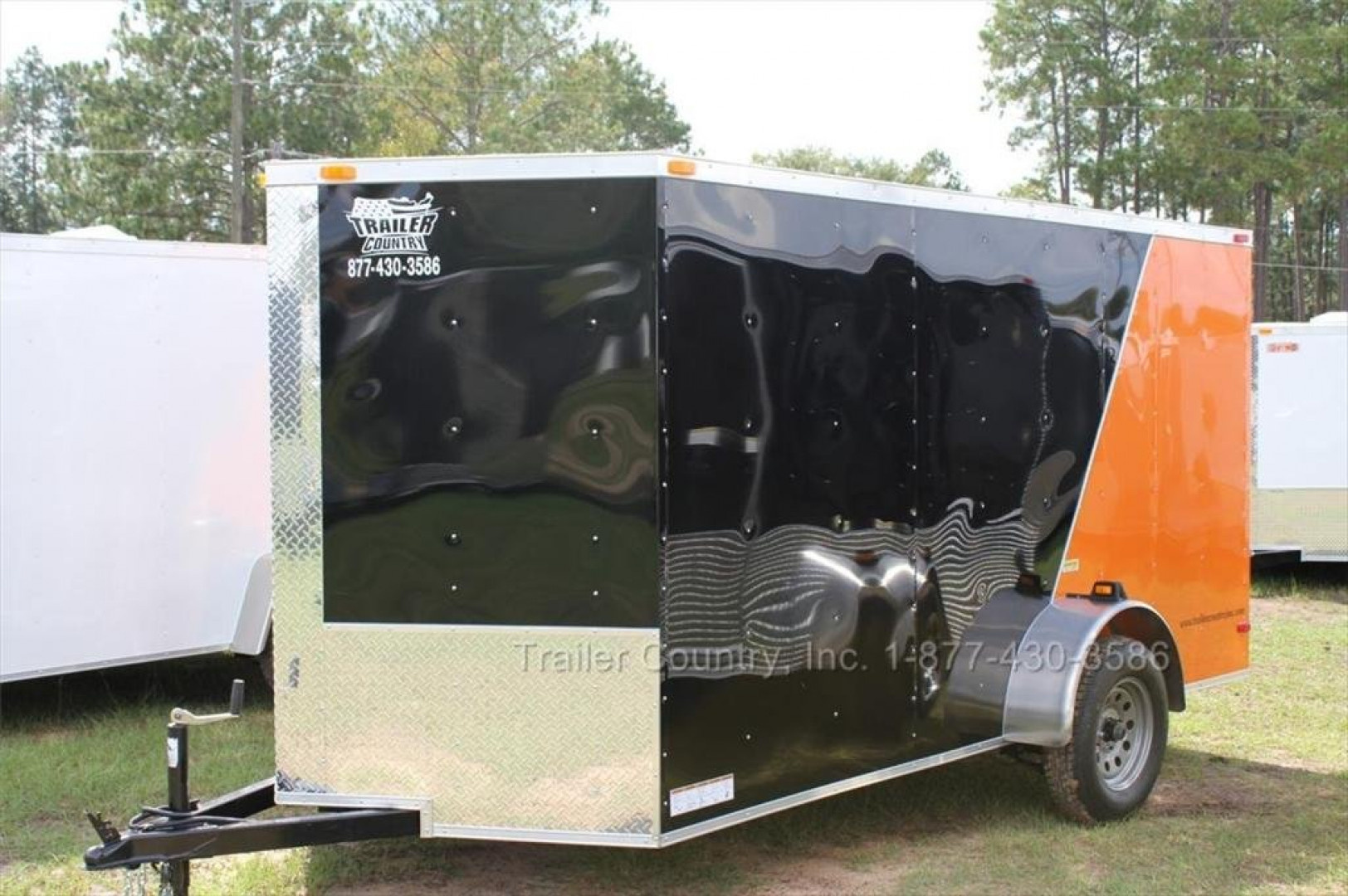 New Brand New 6 x 12 Motorcycle Cargo Trailer - Two Toned - Harley ...