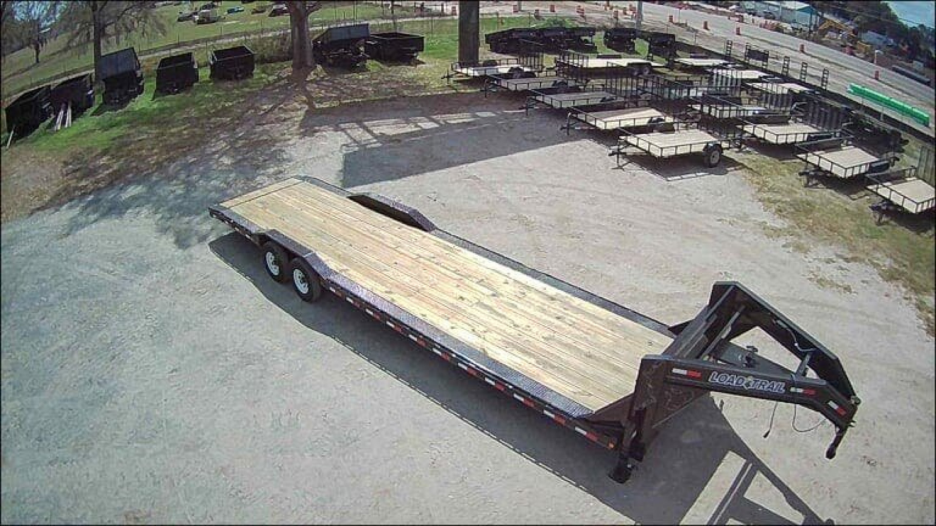 Used 2021 Load Trail Carhaulers and Bobcats Equipment Trailer