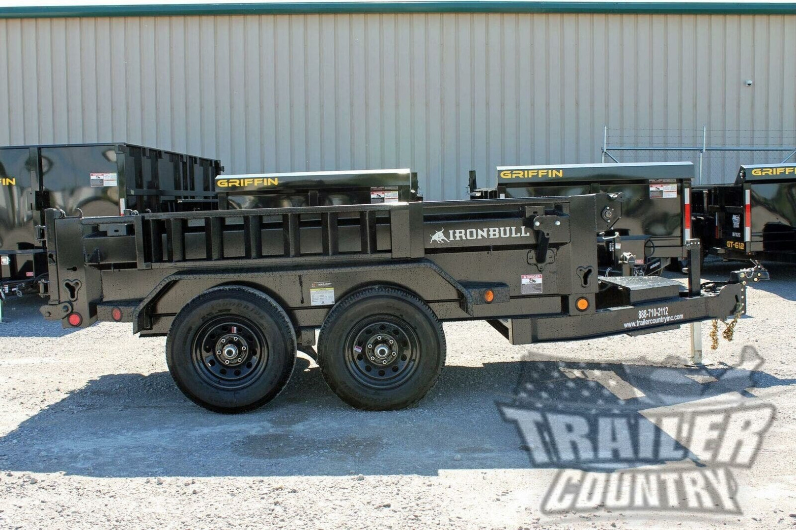 New 2026 Brand New 5' x 10' Iron Bull Scissor Hoist Hydraulic Dump ...