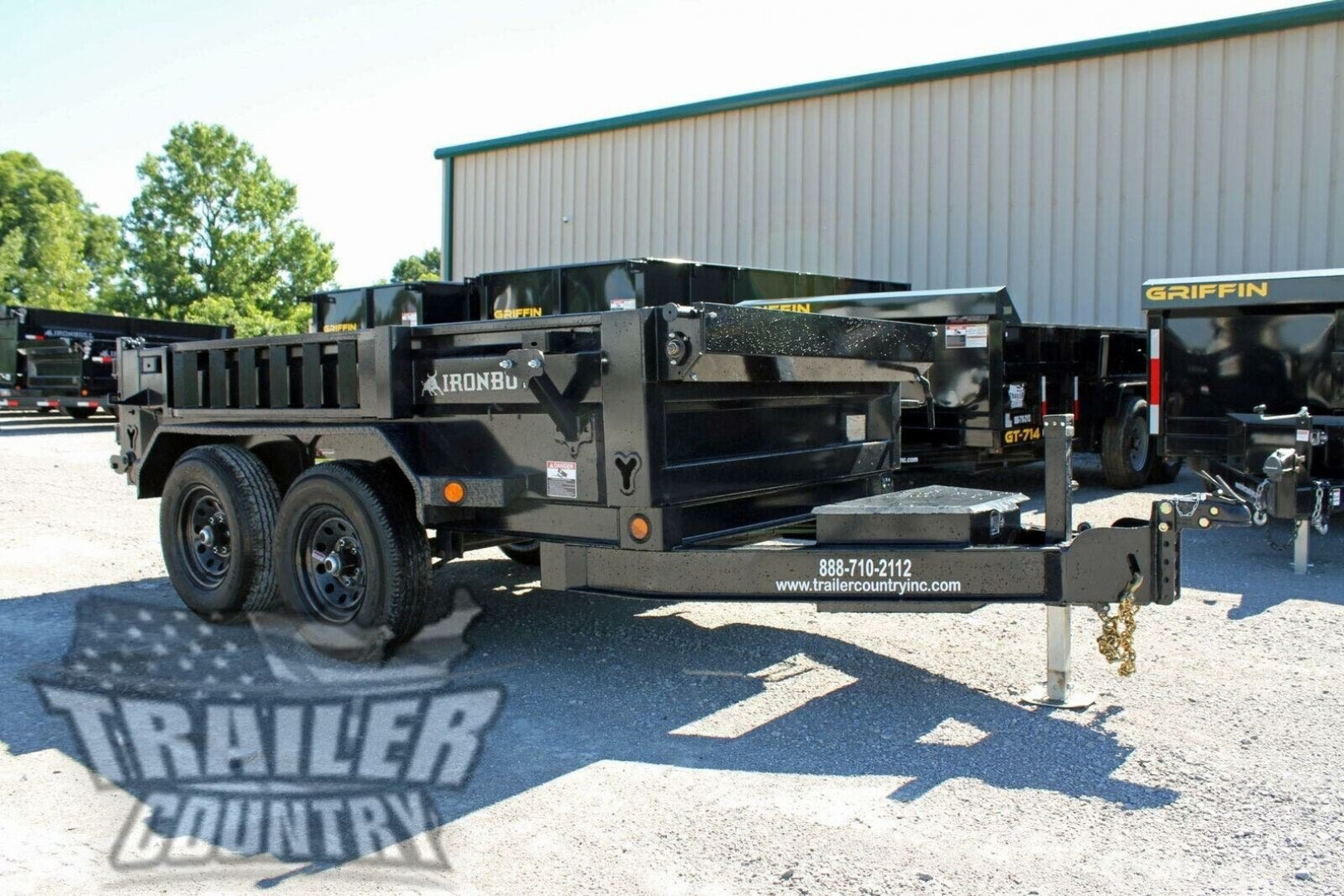 New 2026 Brand New 5' x 10' Iron Bull Scissor Hoist Hydraulic Dump ...