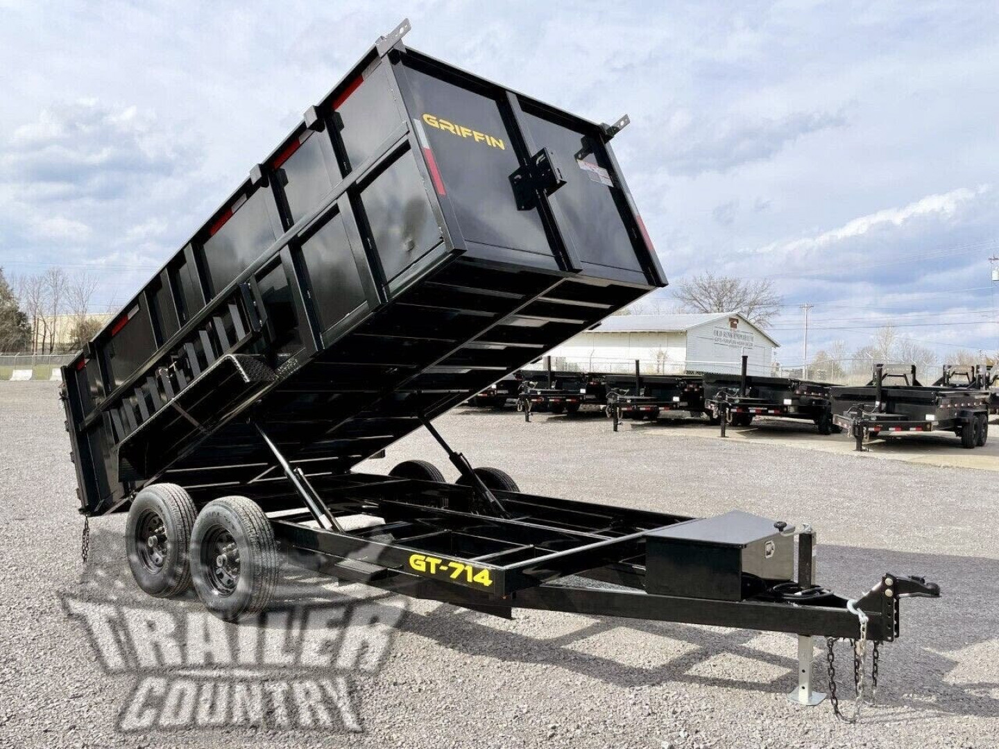 New NEW 7x14x48 Dual Cylinder Hydraulic Dump Trailer w/Spreader Gate