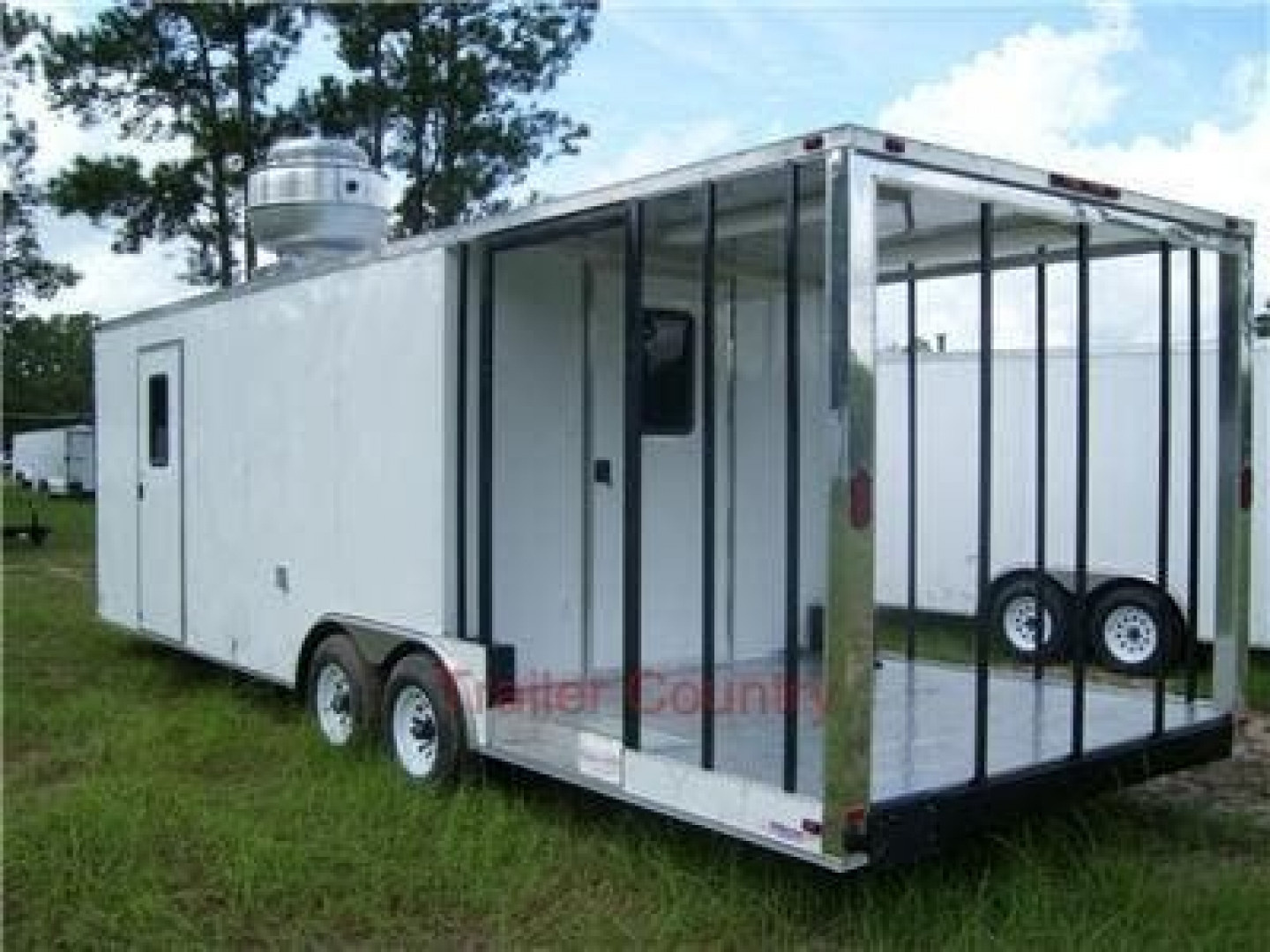 New NEW 28FT Customized Vending Mobile Kitchen Concession with Porch
