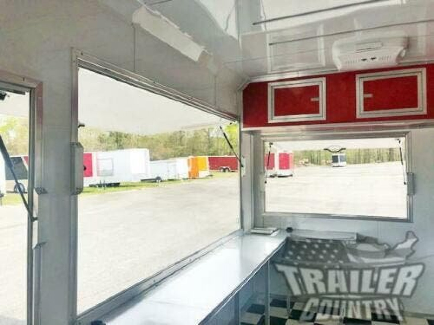 New 2026 NEW 20ft BBQ Trlr - Hood, Double serving Windows, Sinks ...