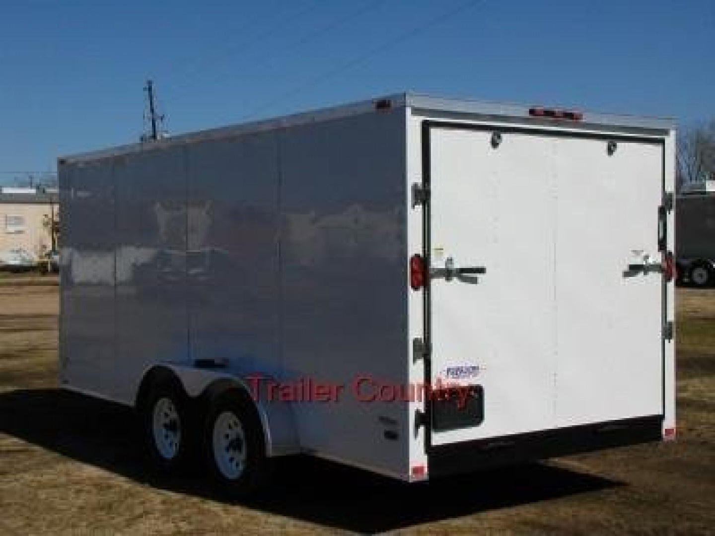 New 2026 Brand New 7x16 Tandem Axle, V-Nosed Enclosed Trailer - Led ...