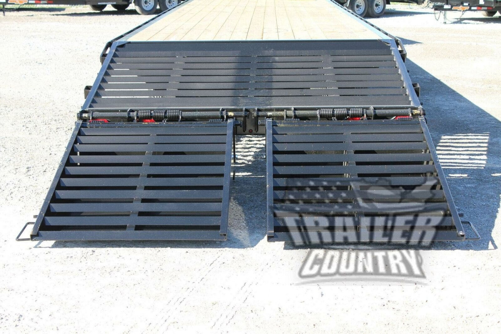 New New 8' x 35' (30' + 5') Heavy Duty 10 Ton Dual Tandem Gooseneck ...