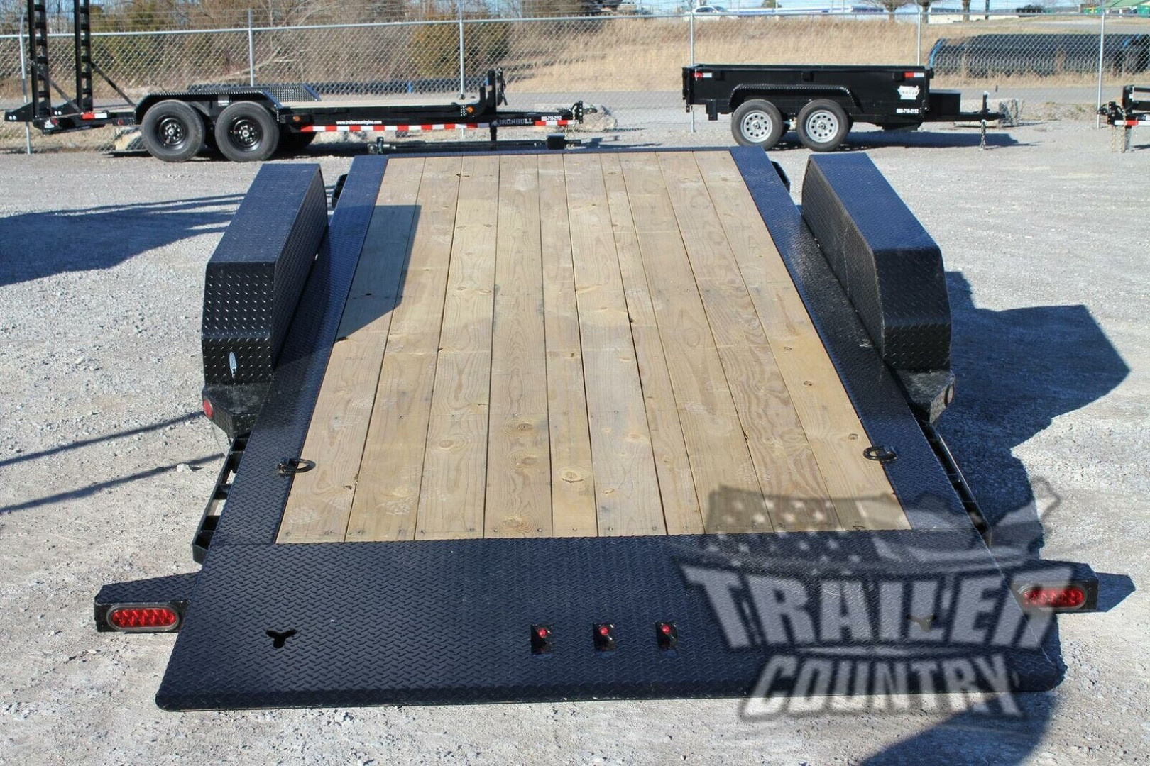 New 2026 Brand New 22' Bumper Pull Heavy Duty Flatbed Equipment Hauler ...