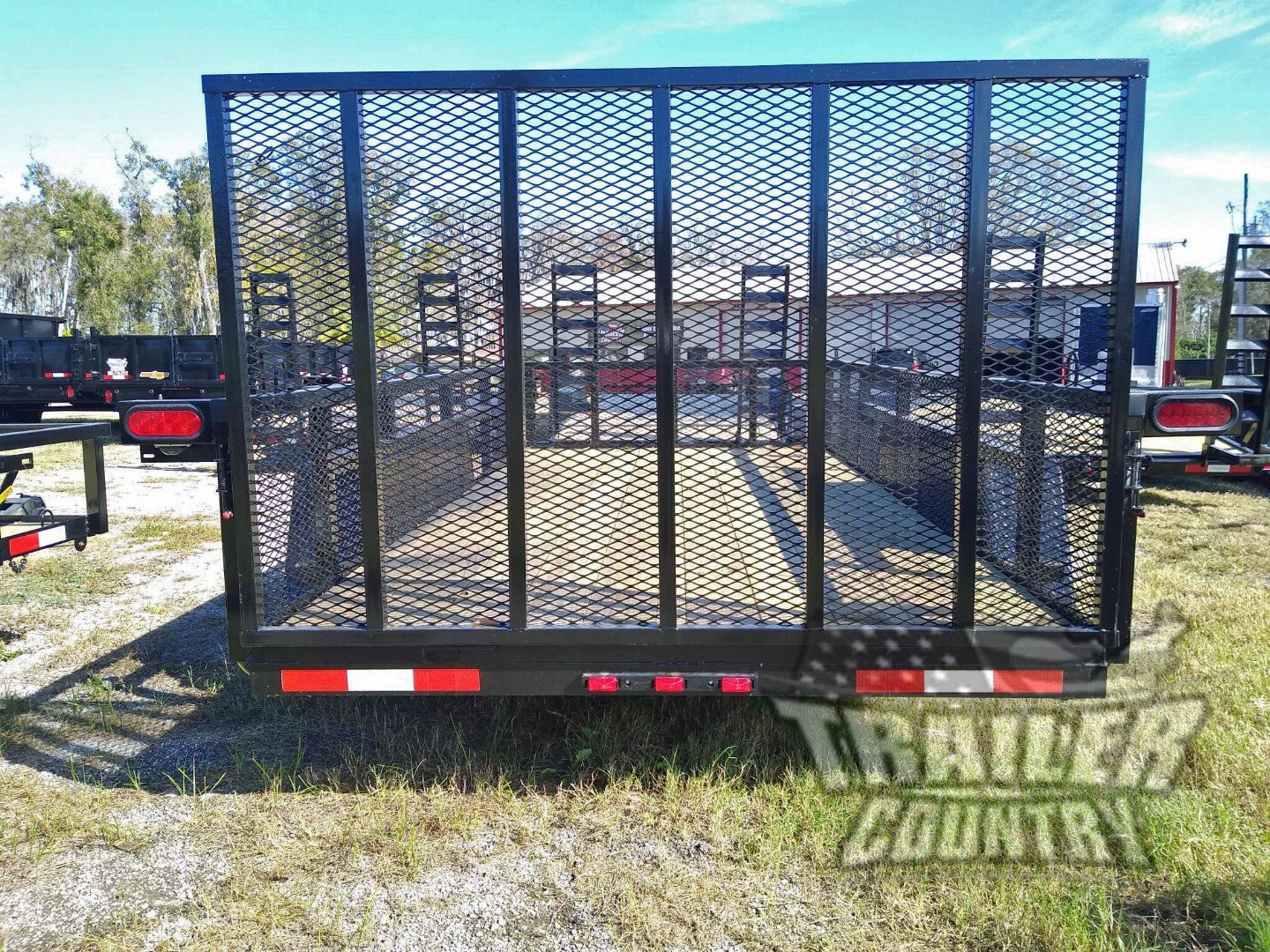 New 2026 NEW 76" x 16' UTILITY TRAILER W/ FOLD DOWN RAMP GATE for sale ...