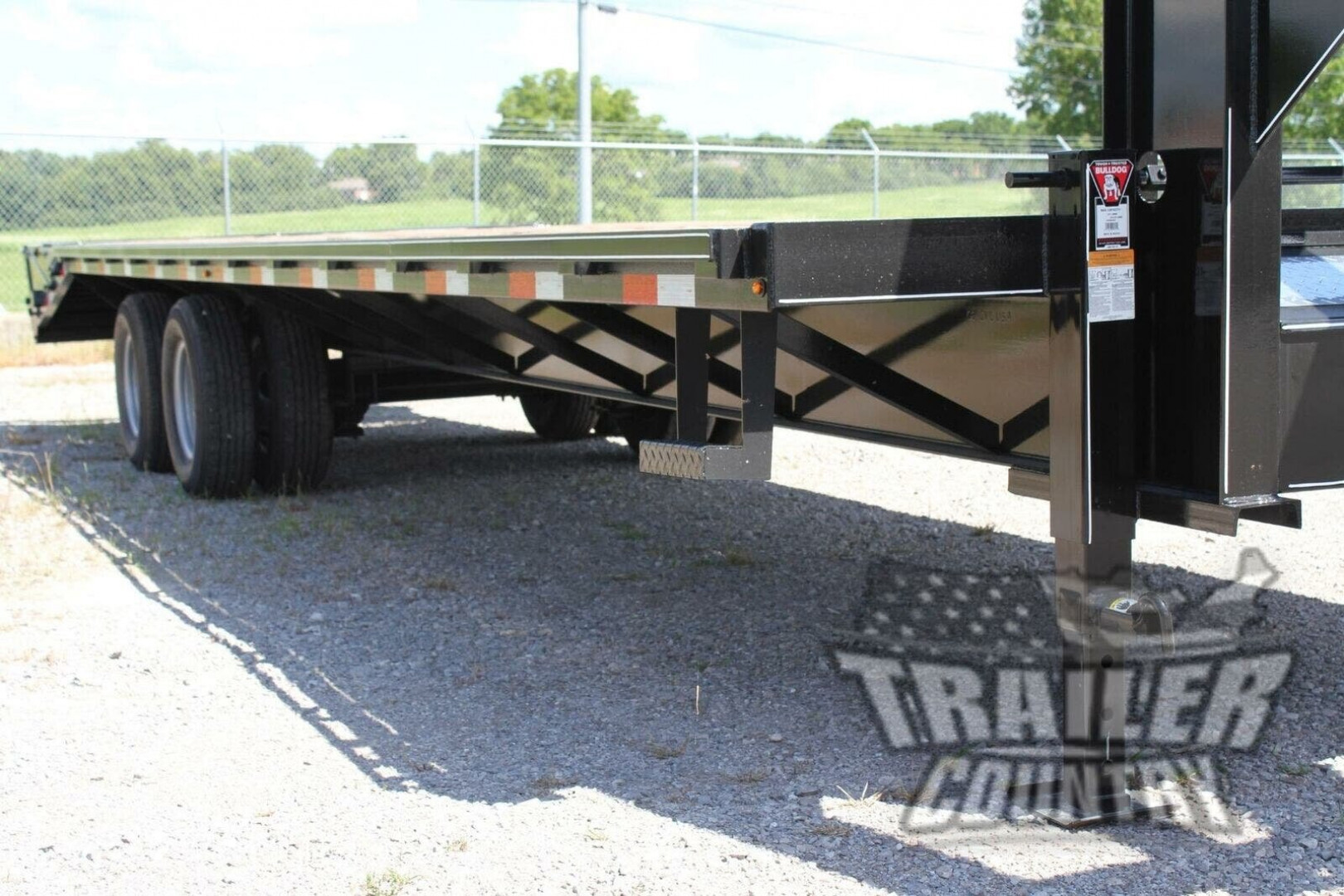 New New 8' x 30' (25' + 5') Heavy Duty 12 Ton Dual Tandem GN Equipment ...