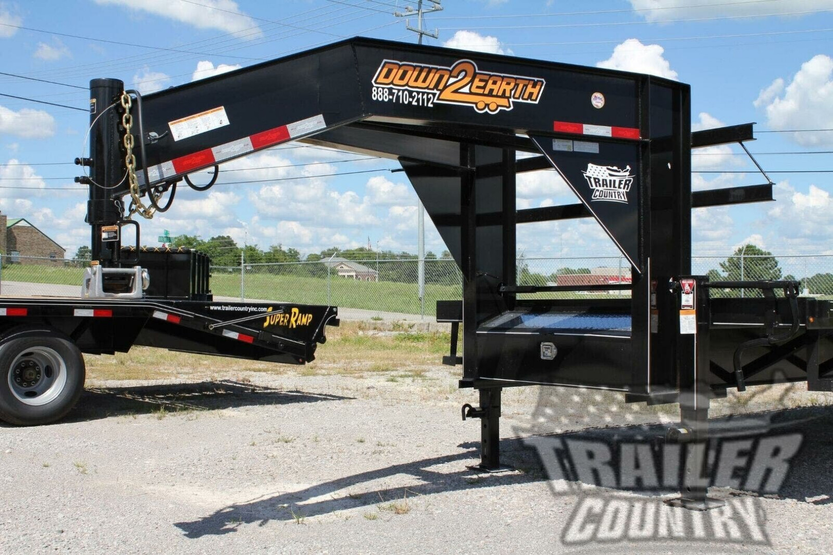 New New 8' x 30' (25' + 5') Heavy Duty 12 Ton Dual Tandem GN Equipment ...