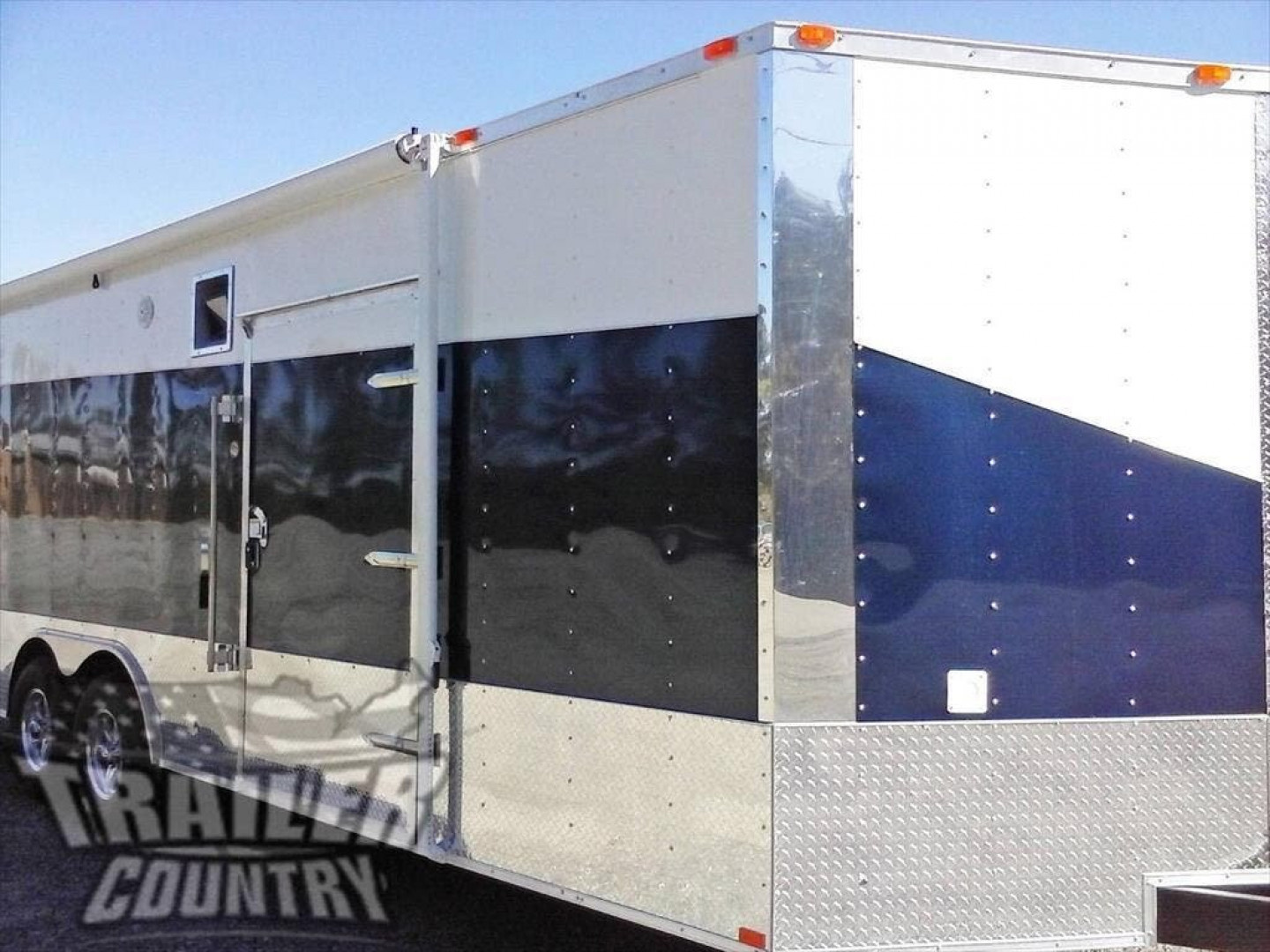 New NEW 8.5x24 Enclosed LOADED w/Options - Race Toy Car Hauler Cargo ...