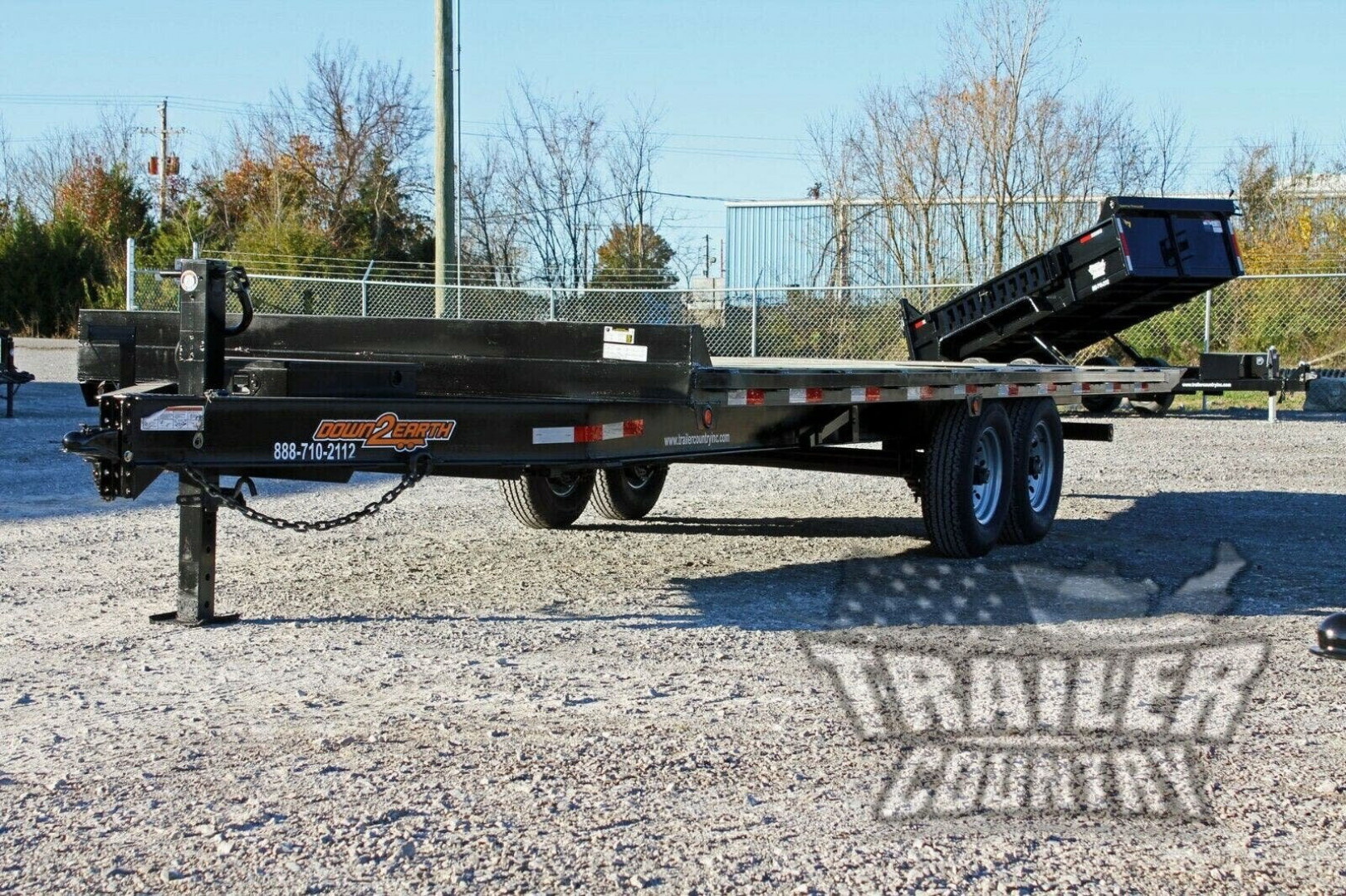 New 2026 NEW 102'' x 22' Heavy Duty Bumper Pull Wood Deck Power Up ...