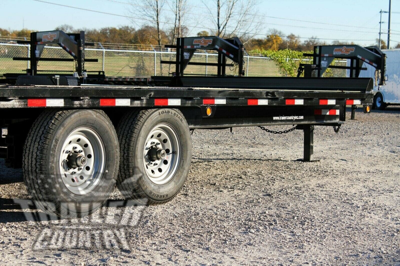 New 2026 NEW 102'' x 22' Heavy Duty Bumper Pull Wood Deck Power Up ...