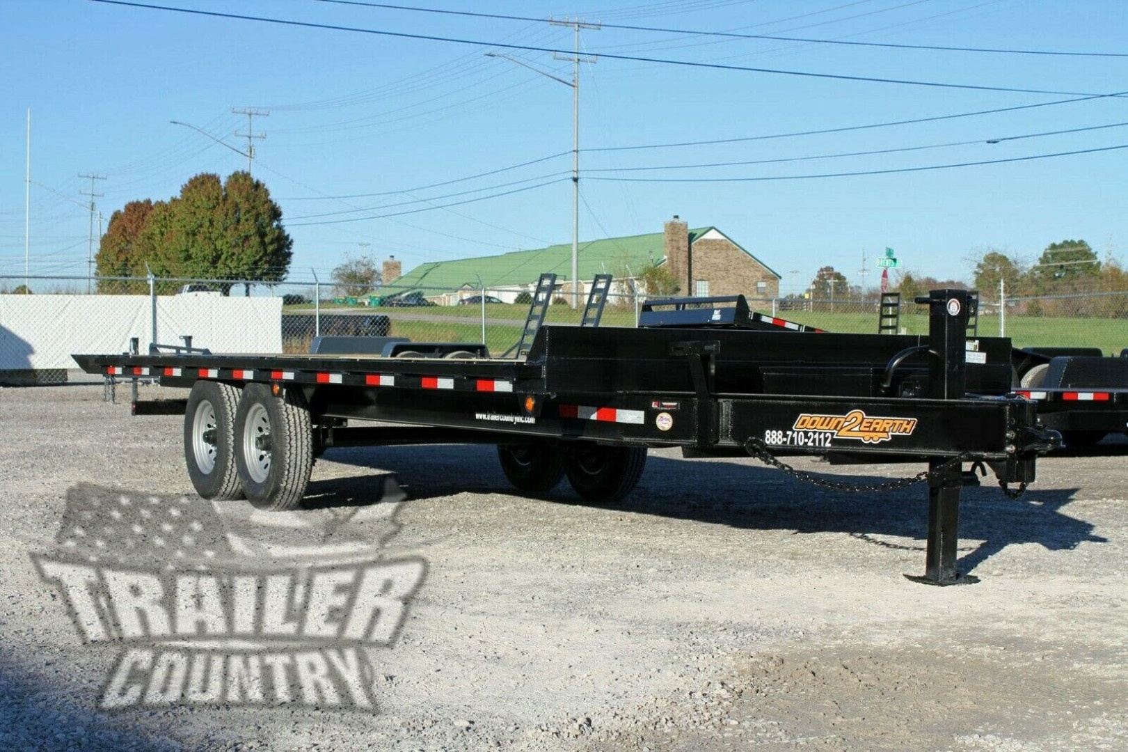 New 2026 NEW 102'' x 22' Heavy Duty Bumper Pull Wood Deck Power Up ...