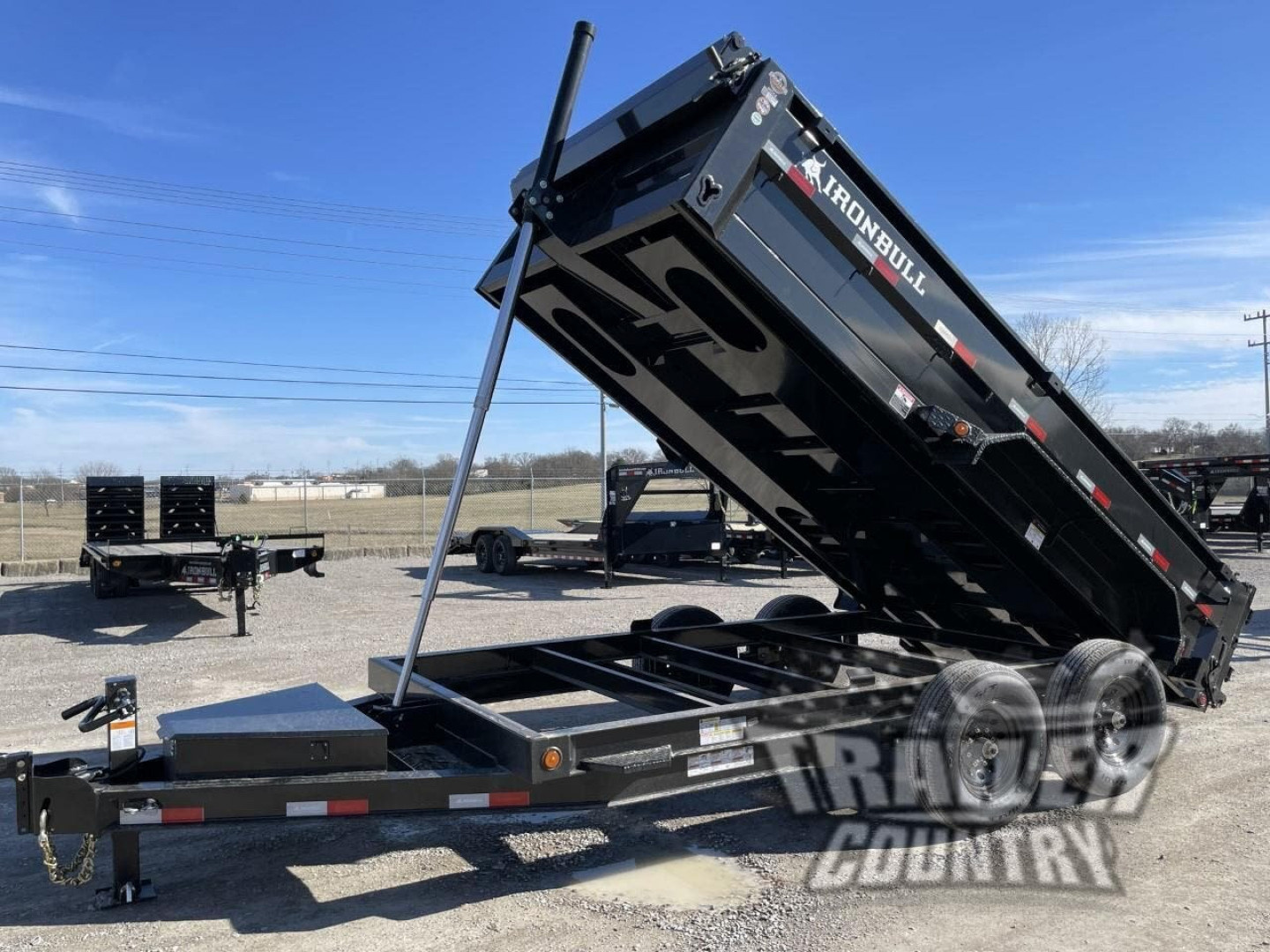 New 2026 NEW 7' x 14' Iron Bull 3-Stage Telescopic Hoist Hydraulic Dump ...